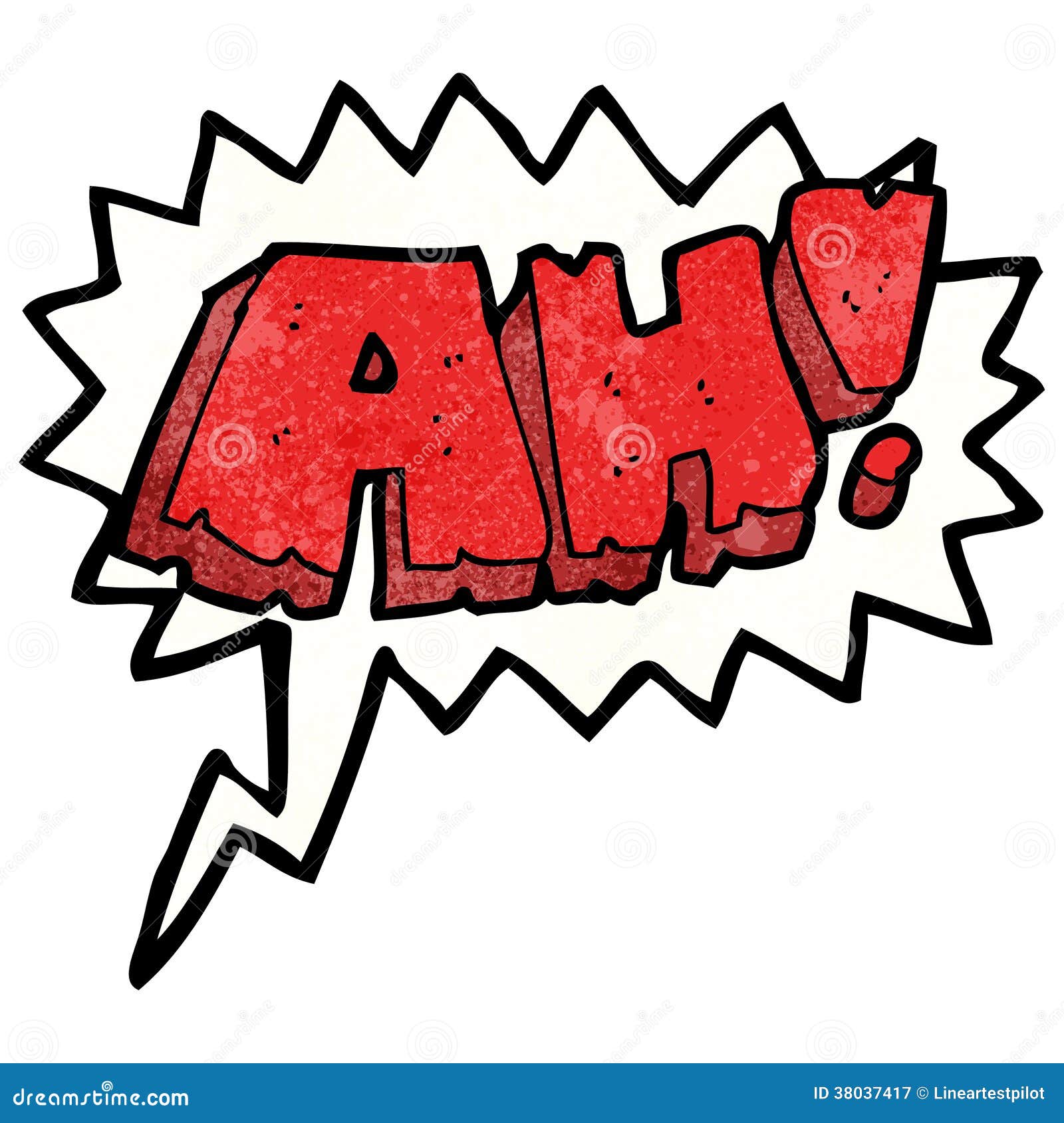 Cartoon comic book shout stock vector. Illustration of doodle - 38037417