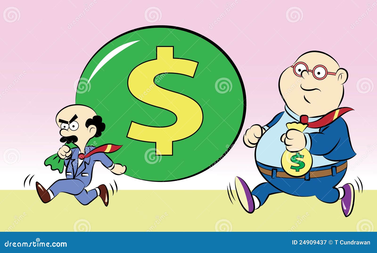 Cartoon Comic Character (corrupter) Stock Vector - Illustration of boss ...