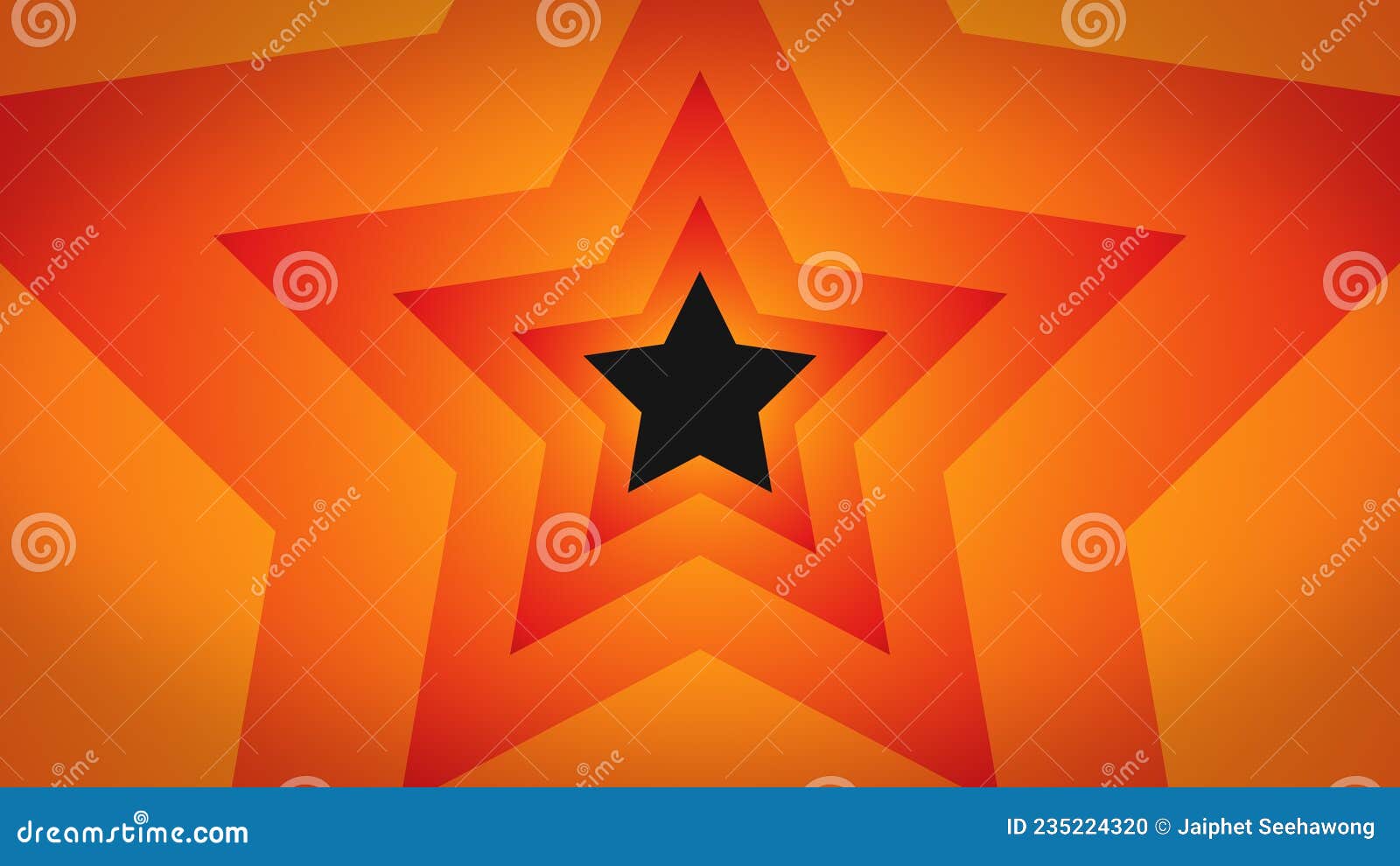 Cartoon Comic Star Pop Up Background Stock Illustration - Illustration ...