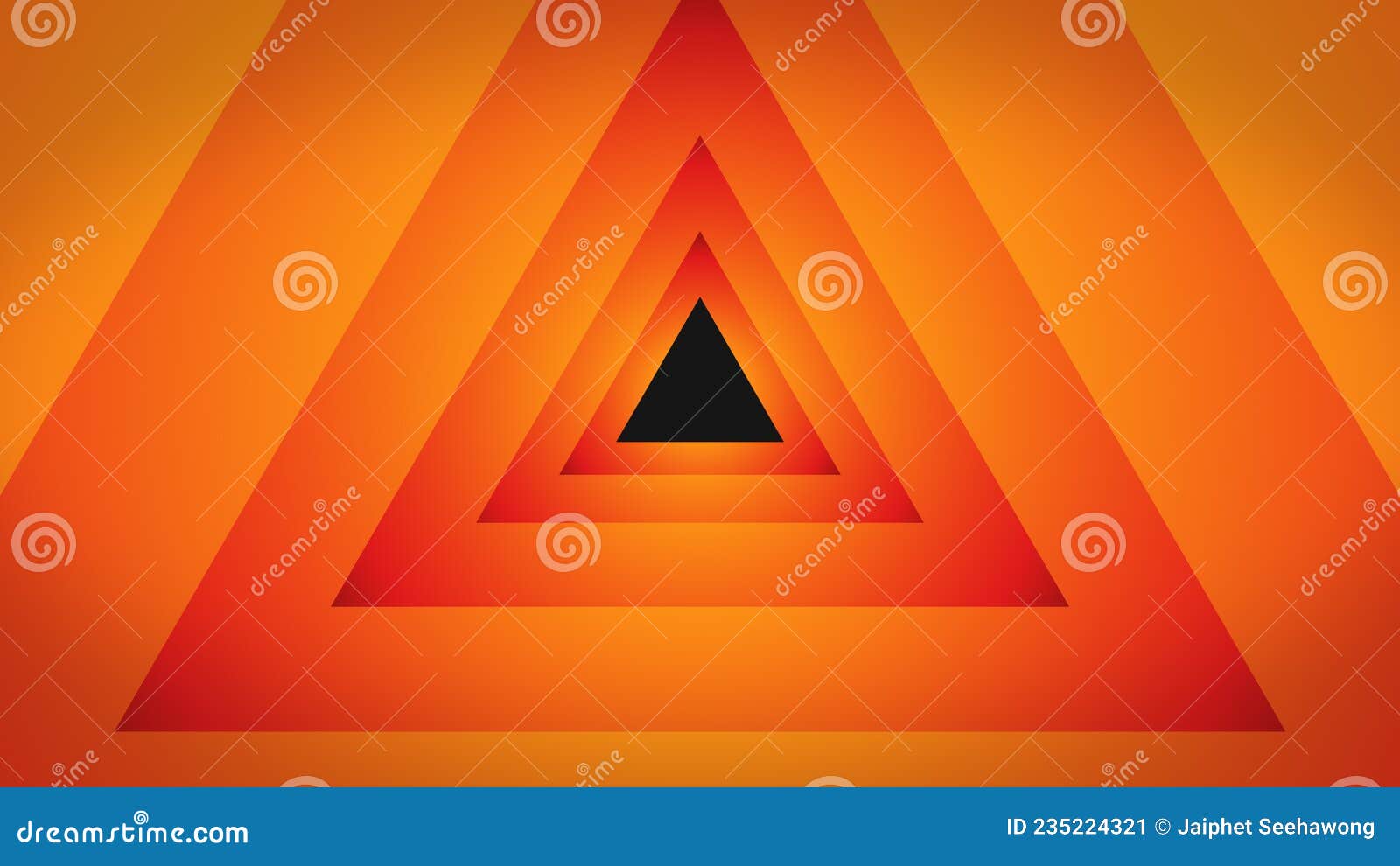 Cartoon Comic Triangle Pop Up Background Stock Illustration ...