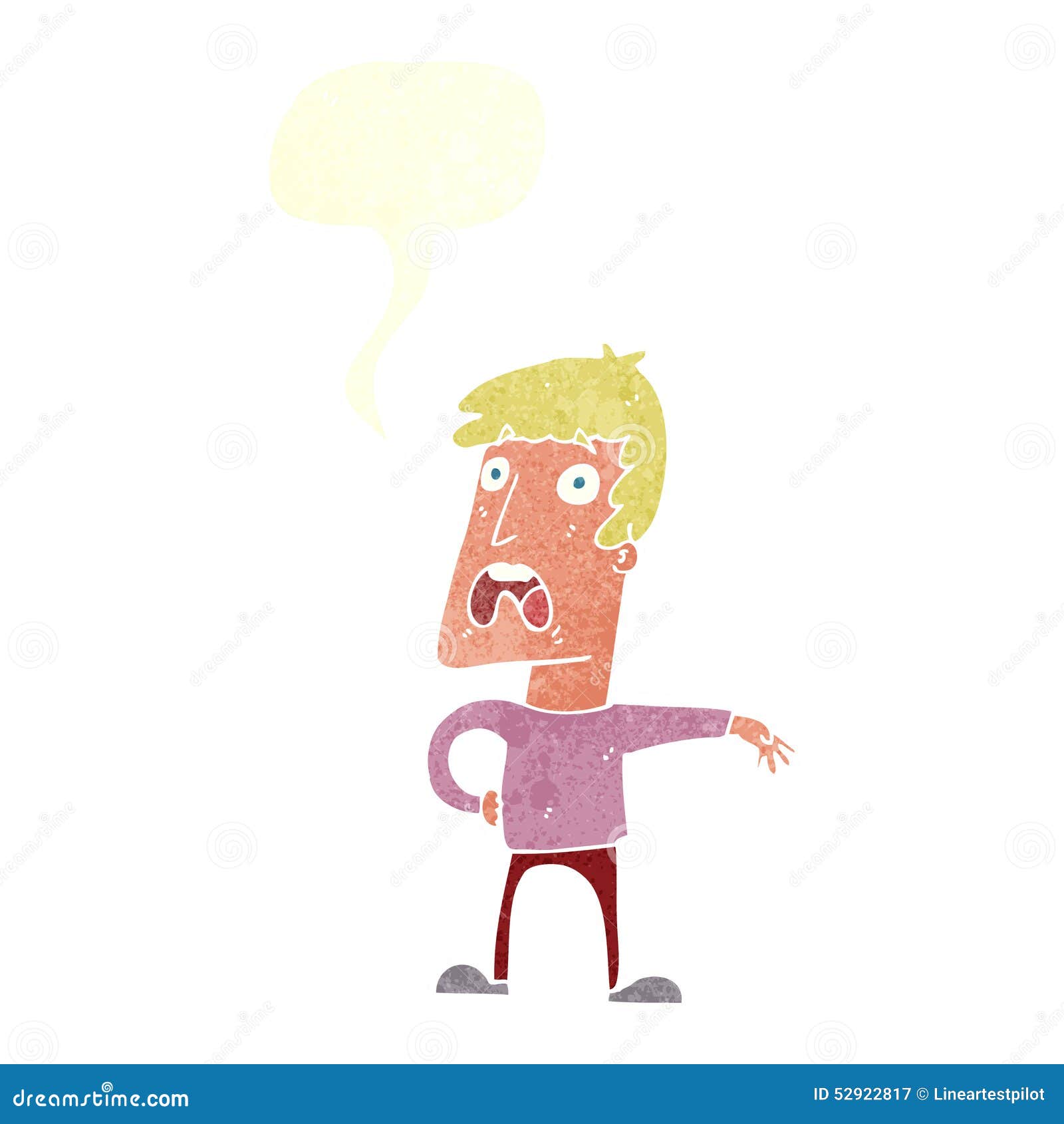 Cartoon Complaining Boy | CartoonDealer.com #38071627