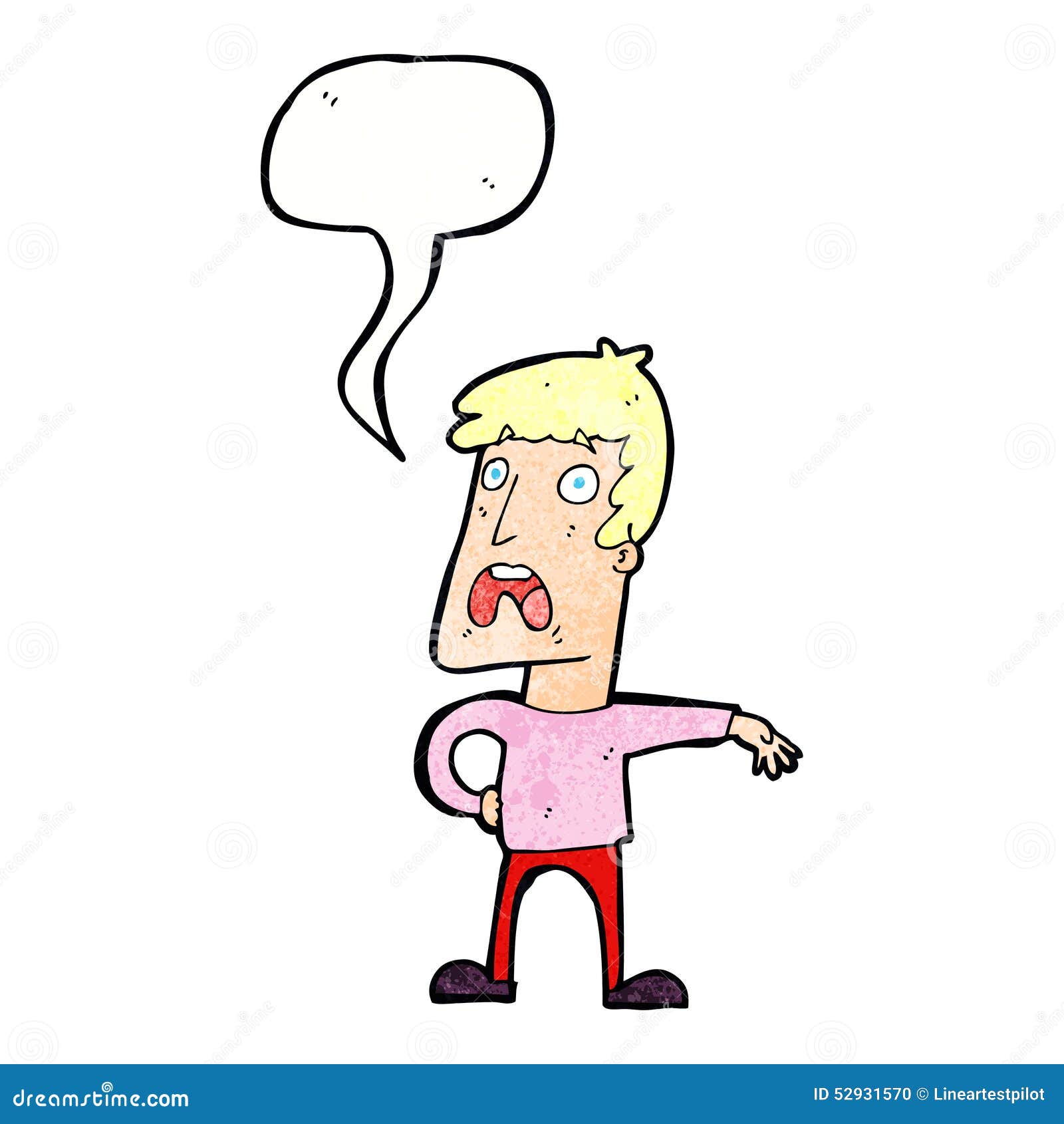 Cartoon Complaining Boy | CartoonDealer.com #38071627