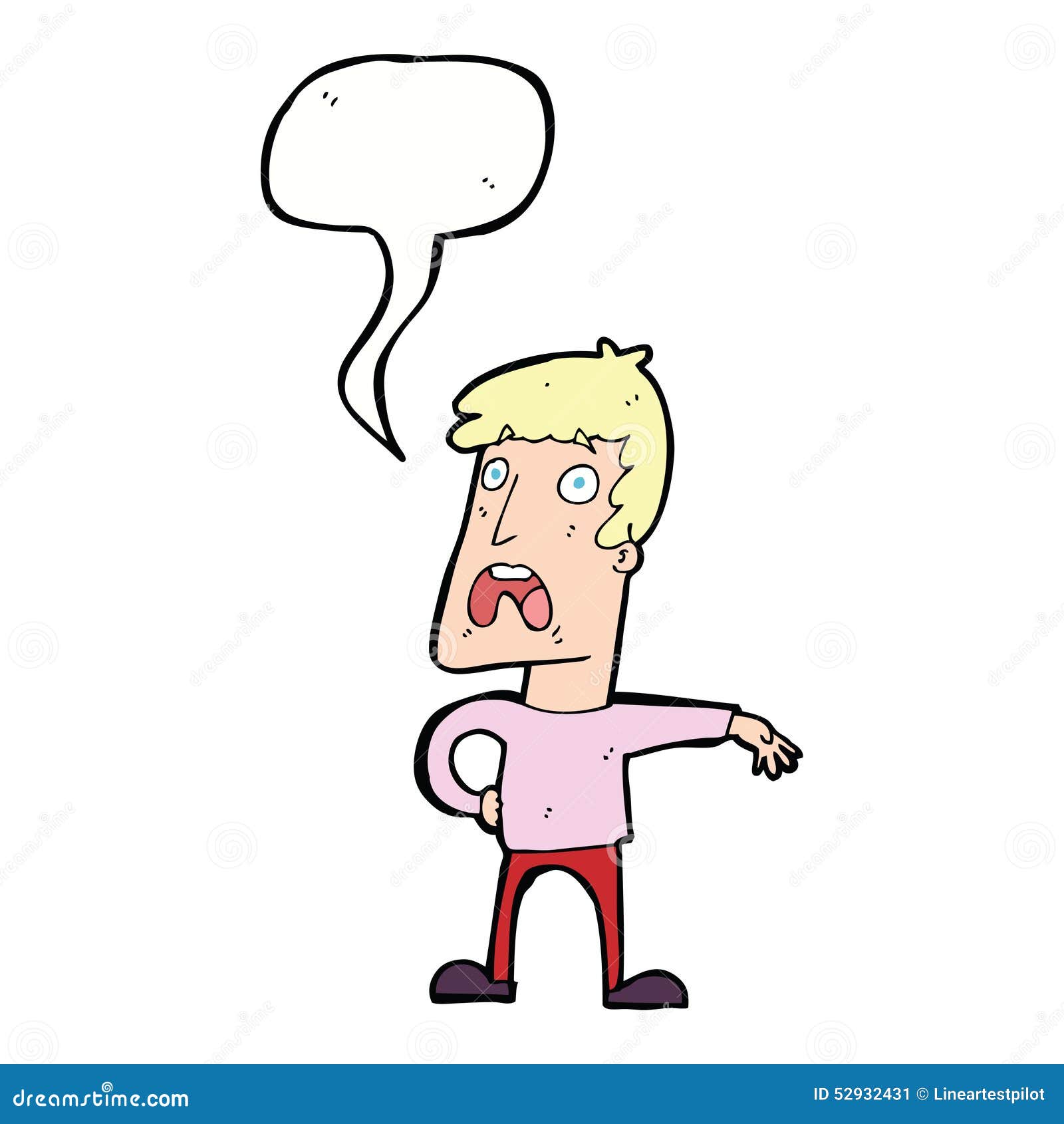 Cartoon Complaining Boy | CartoonDealer.com #38071627