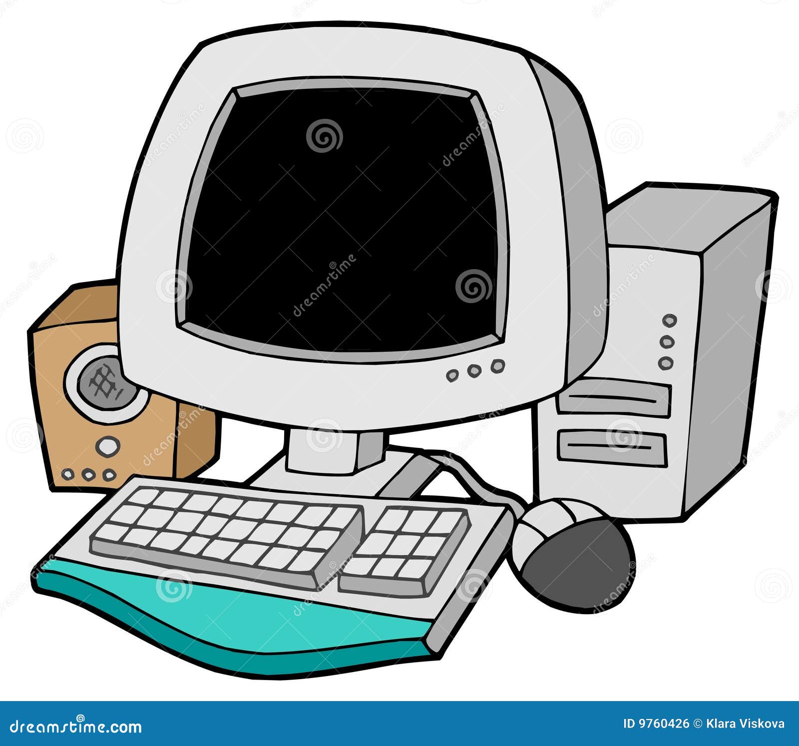 Cartoon Computer Royalty Free Stock Image - Image: 9760426 Cartoon Computer Royalty Free Stock Image - Image: 9760426