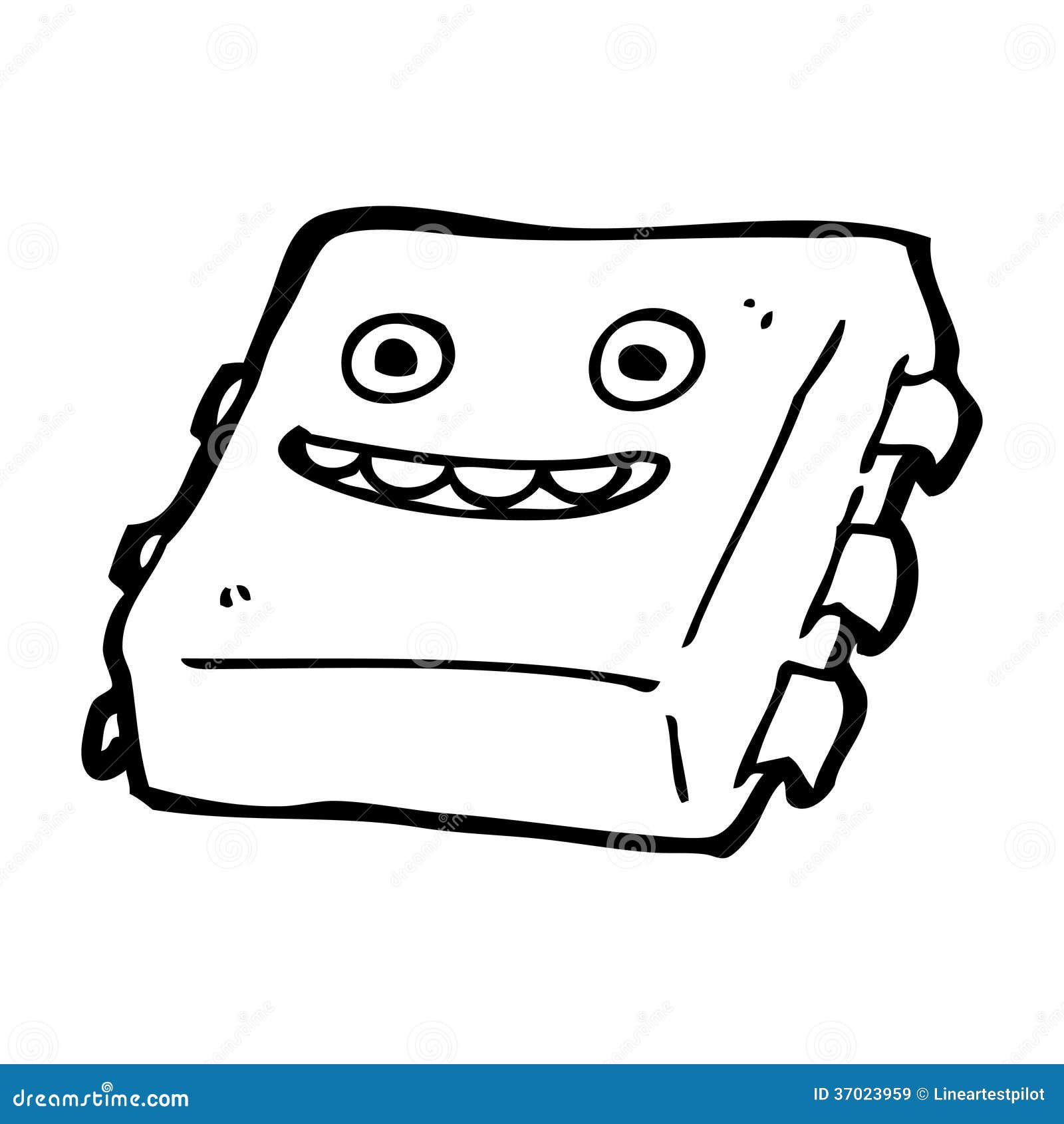 Cartoon computer chip stock illustration. Illustration of chip - 37023959