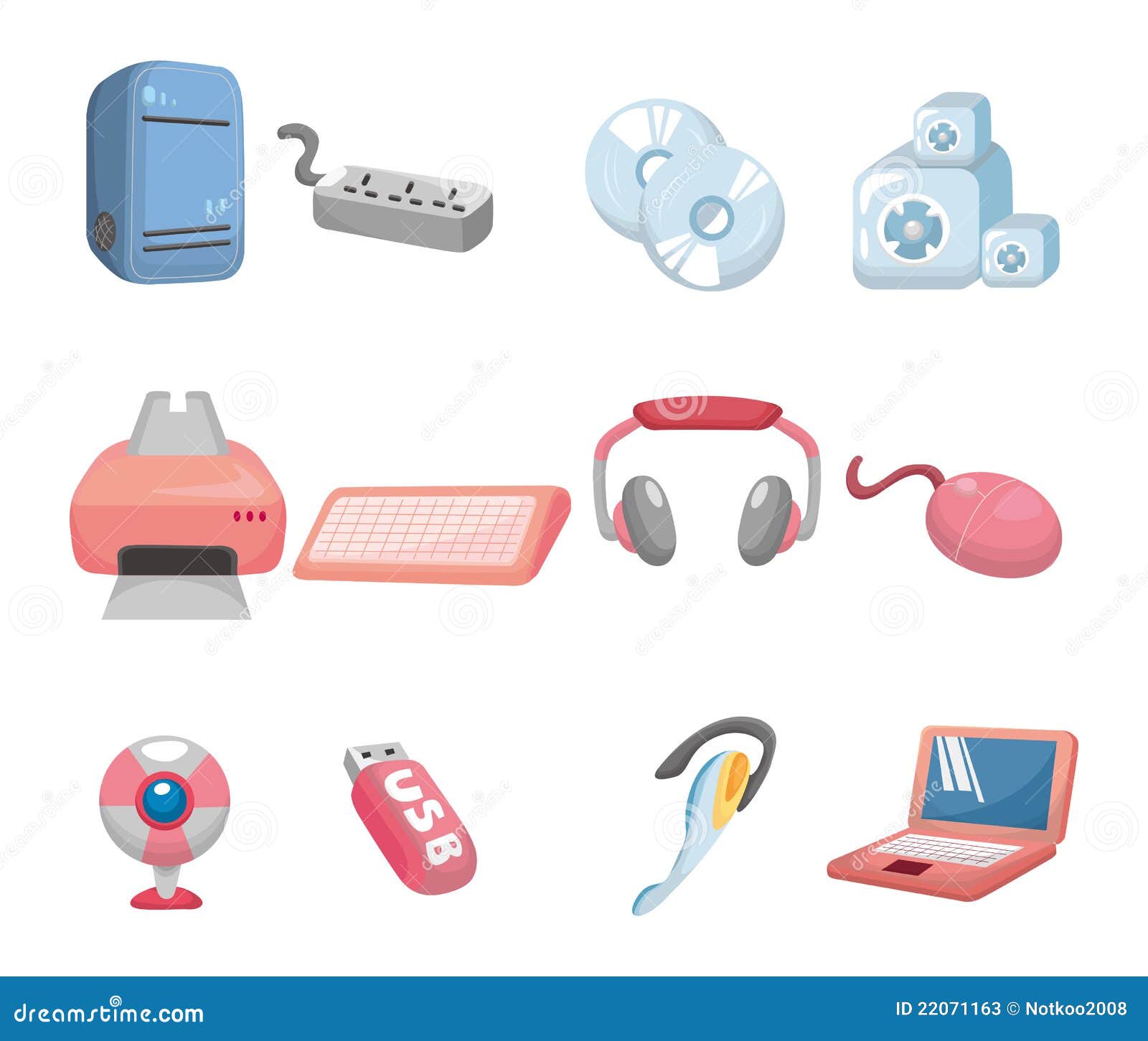 Cartoon computer icon stock vector. Illustration of cartoon - 22071163