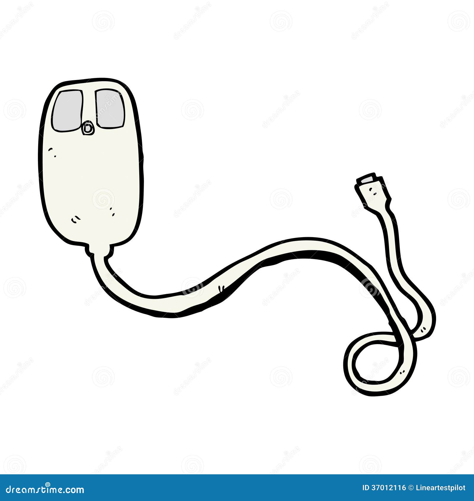 Cartoon computer mouse stock vector. Illustration of mouse - 37012116