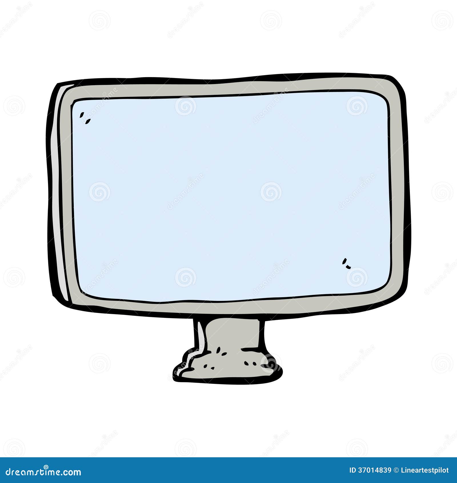 Cartoon computer screen stock vector. Illustration of crazy - 37014839
