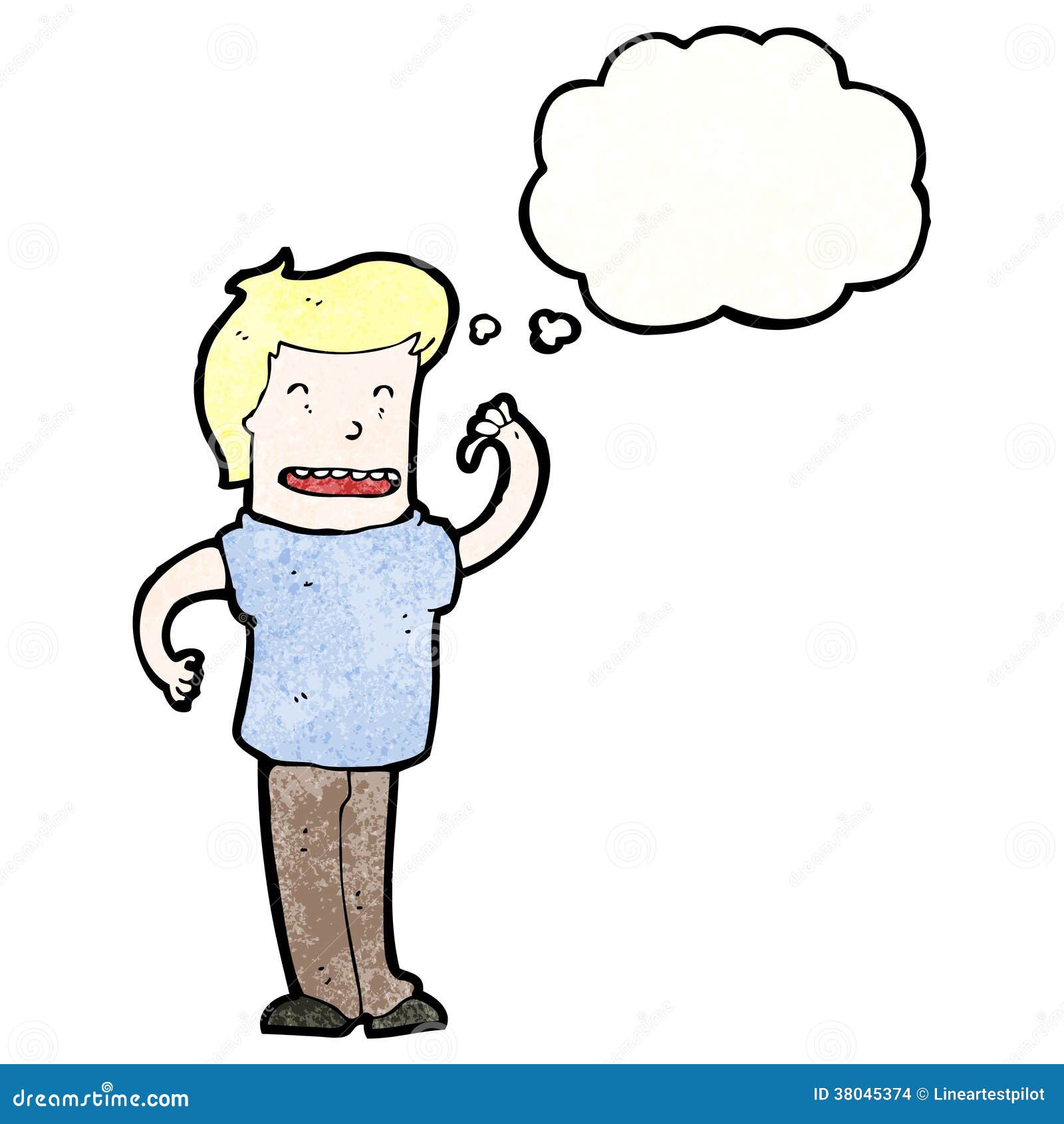 Cartoon confident man stock vector. Illustration of texture - 38045374