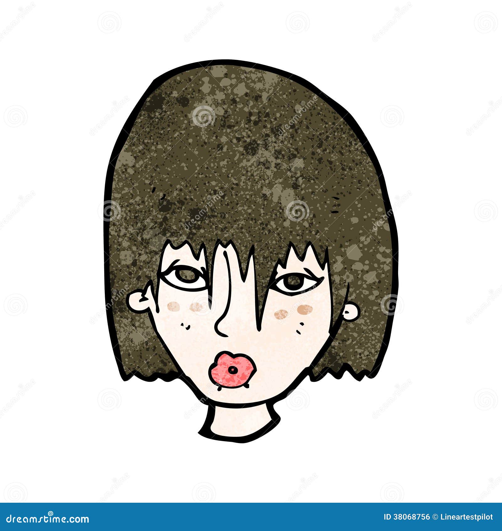 Cartoon Confused Woman S Face Stock Vector - Illustration of confused ...