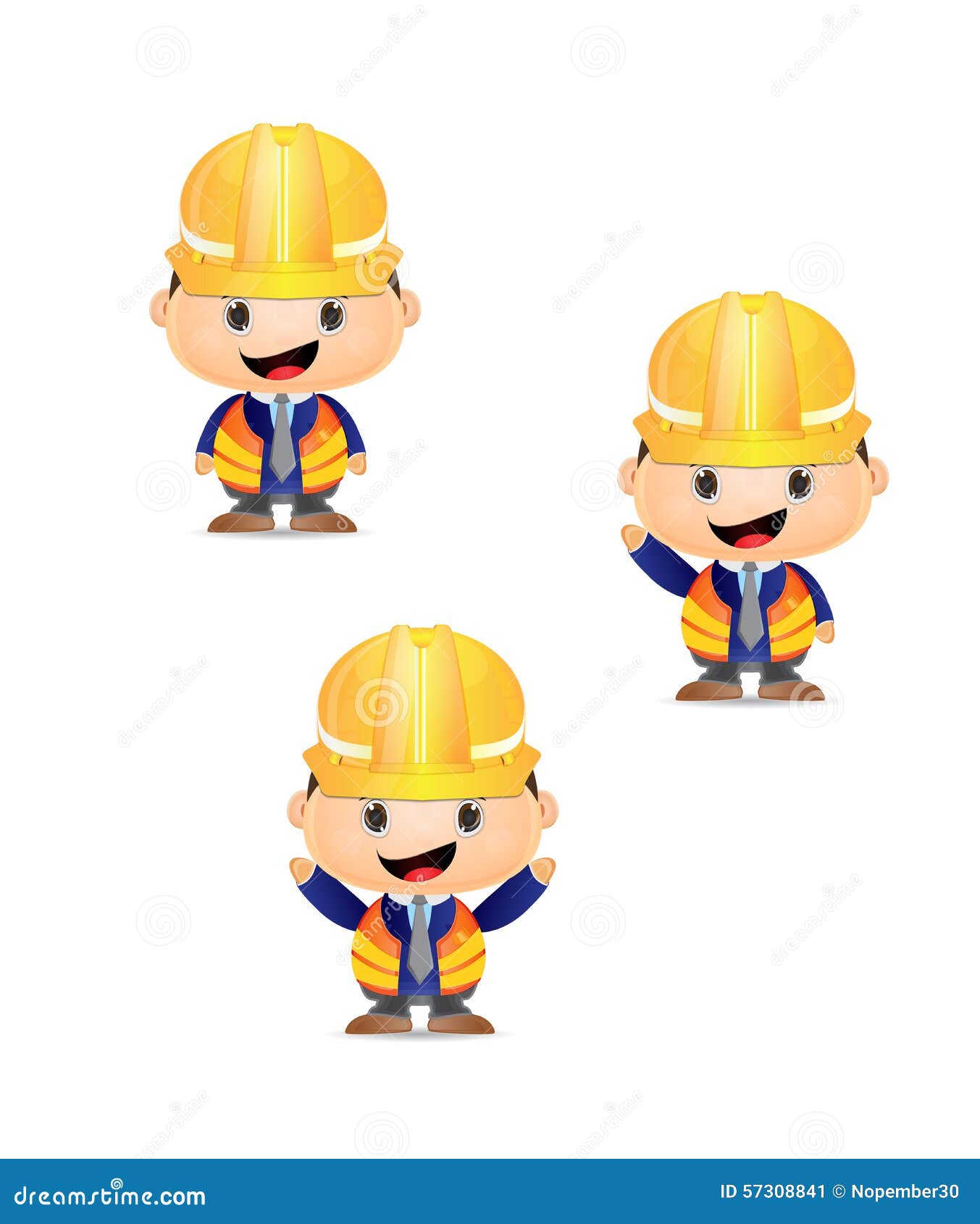Cartoon construction man stock vector. Illustration of designer - 57308841