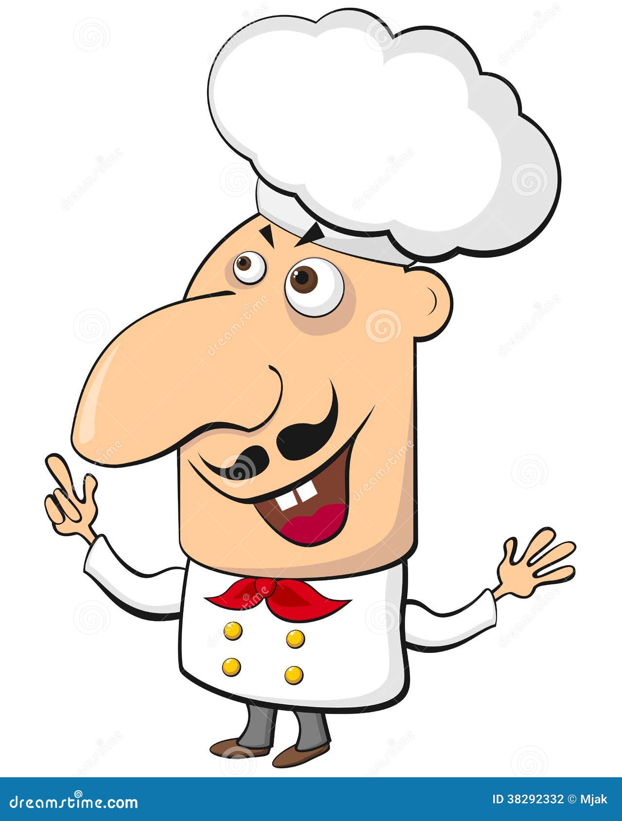 Cartoon Cook, Line Art | CartoonDealer.com #22480693