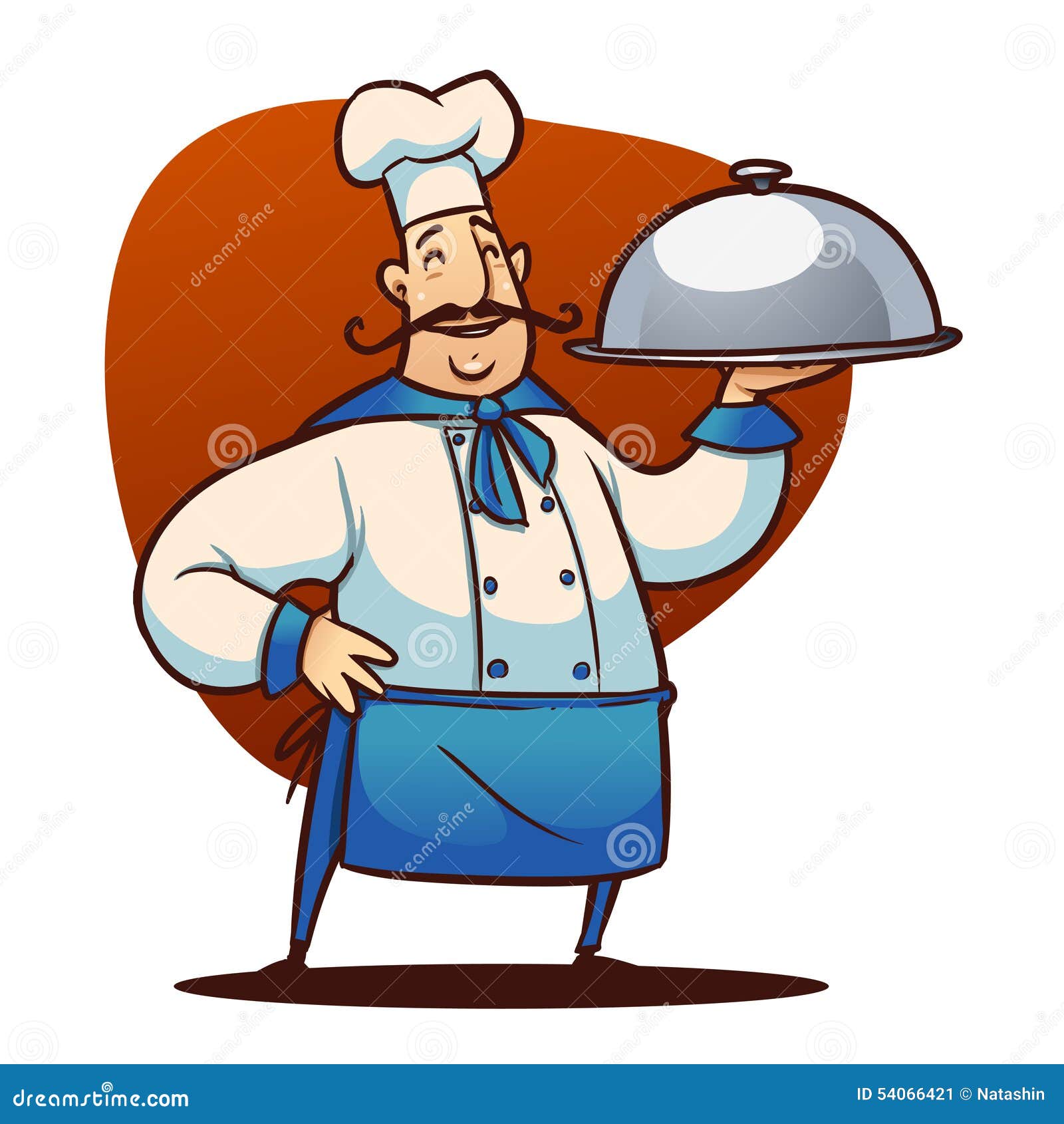 Cartoon cook character stock vector. Illustration of cooking - 54066421