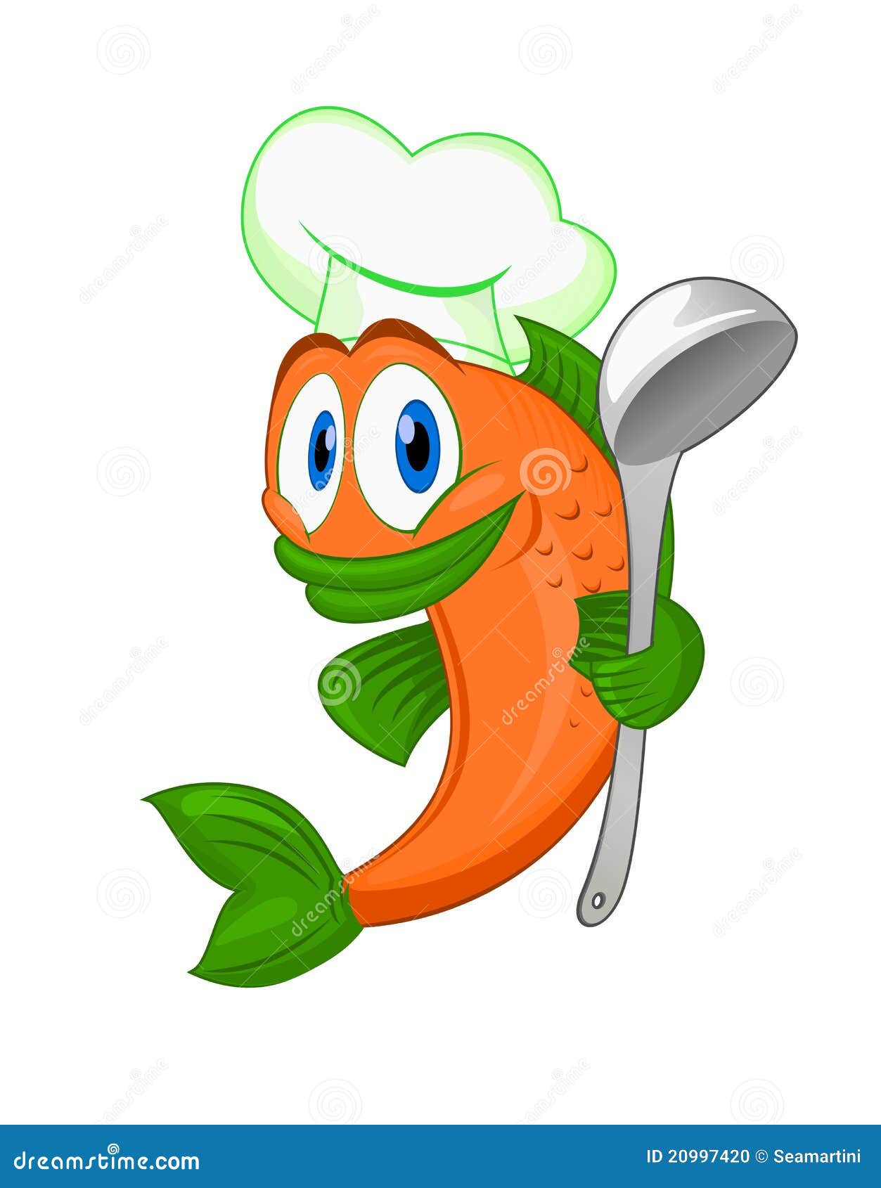 Cooked Fish Cartoon Images
