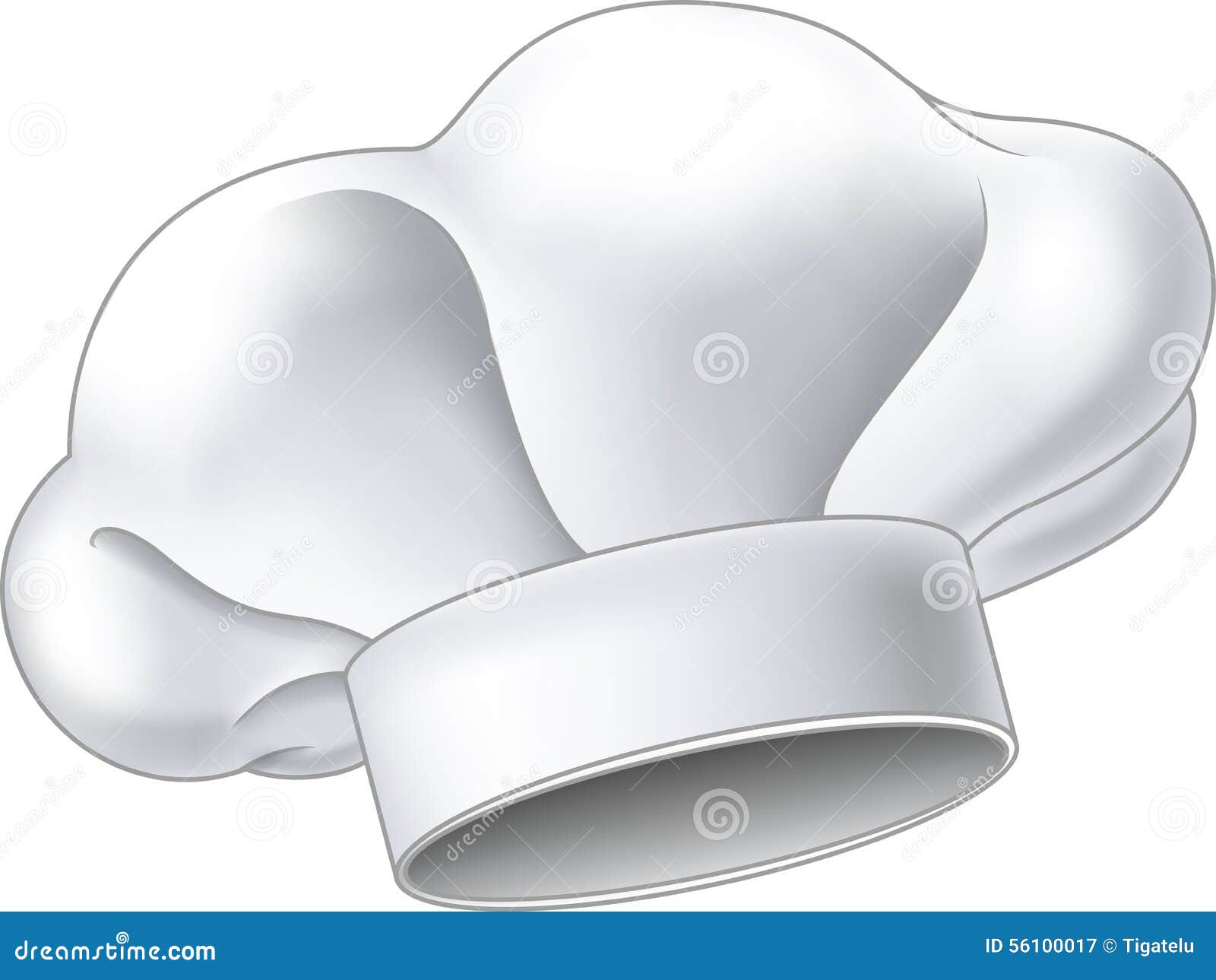 Cartoon Cook hat chef stock vector. Illustration of character - 56100017