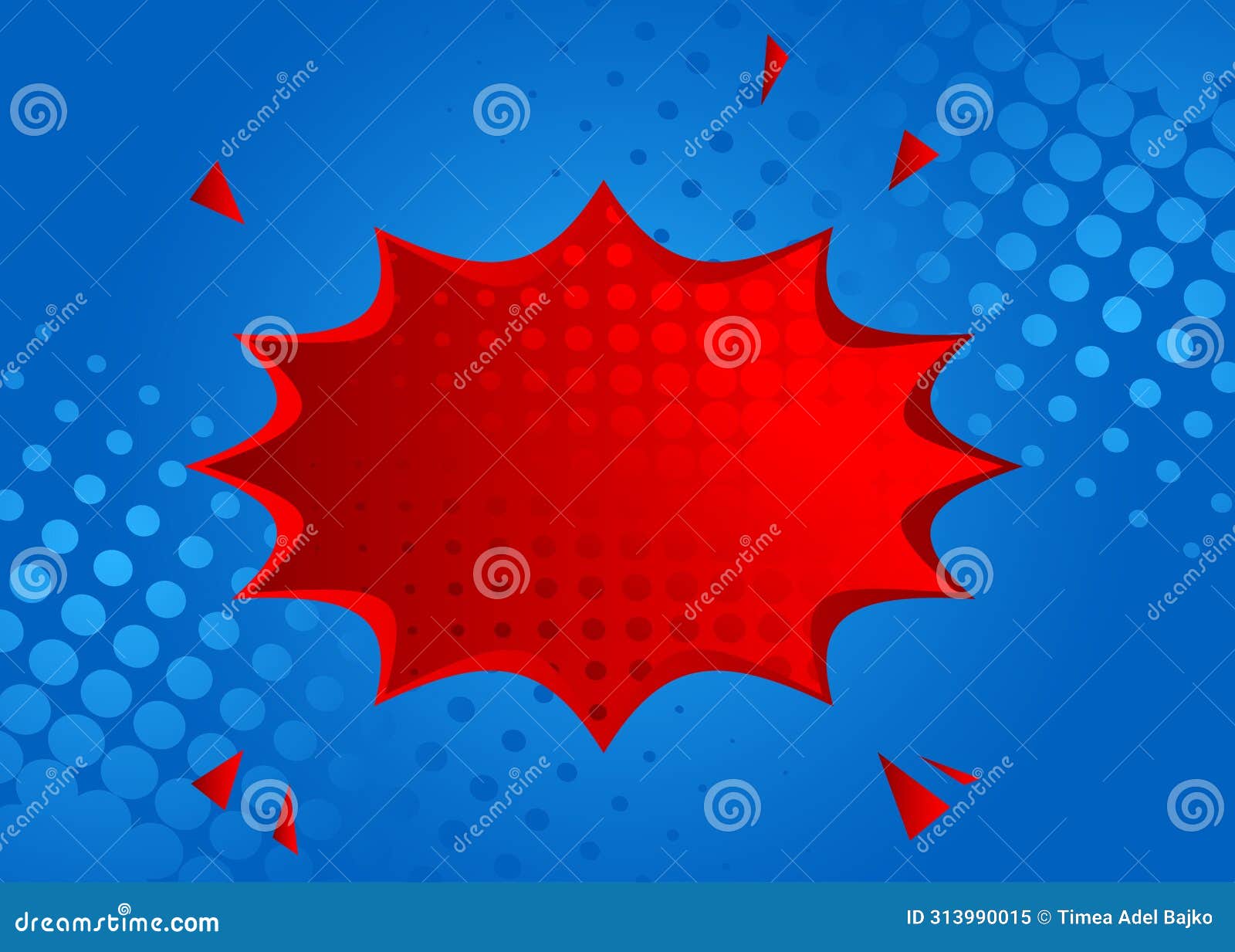 Cartoon Cool Backgrounds, Comic Book Backdrop. Retro Vector Comics Pop ...