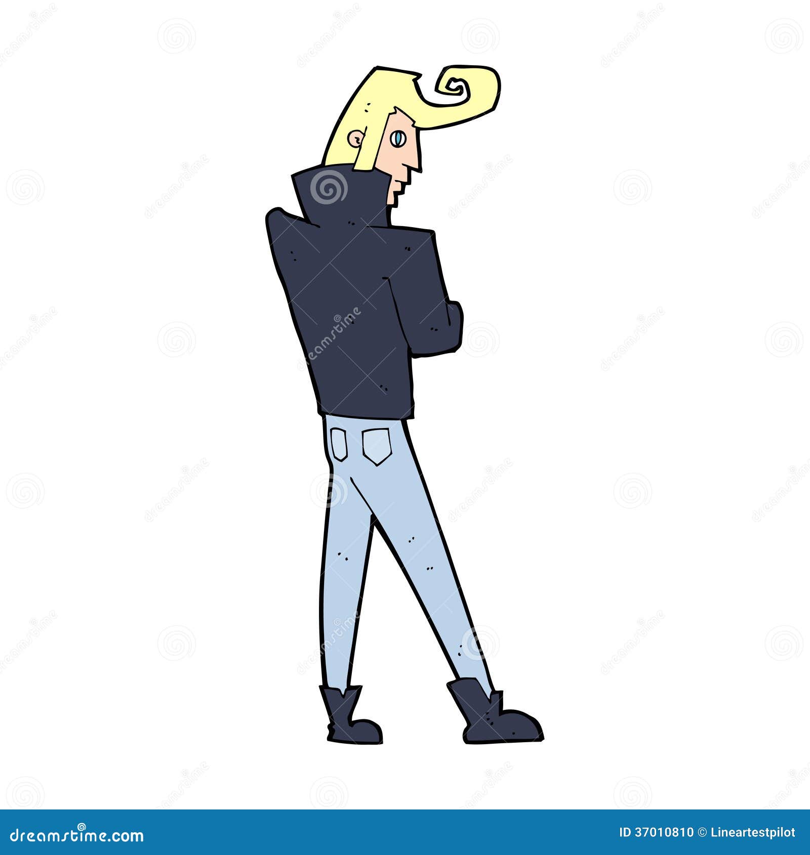 Cartoon Cool Guy Stock Photo - Image: 37010810