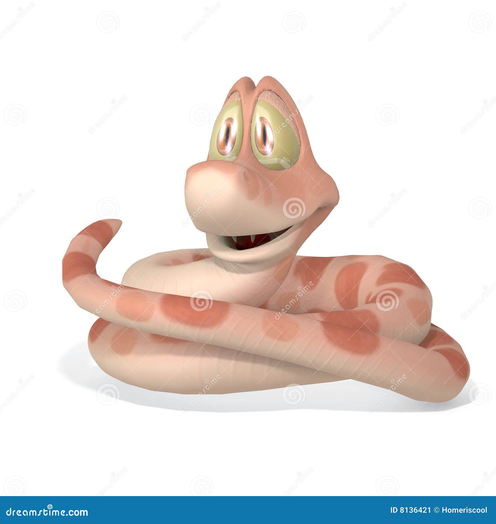 Cartoon corn snake stock illustration. Illustration of mottled - 8136421