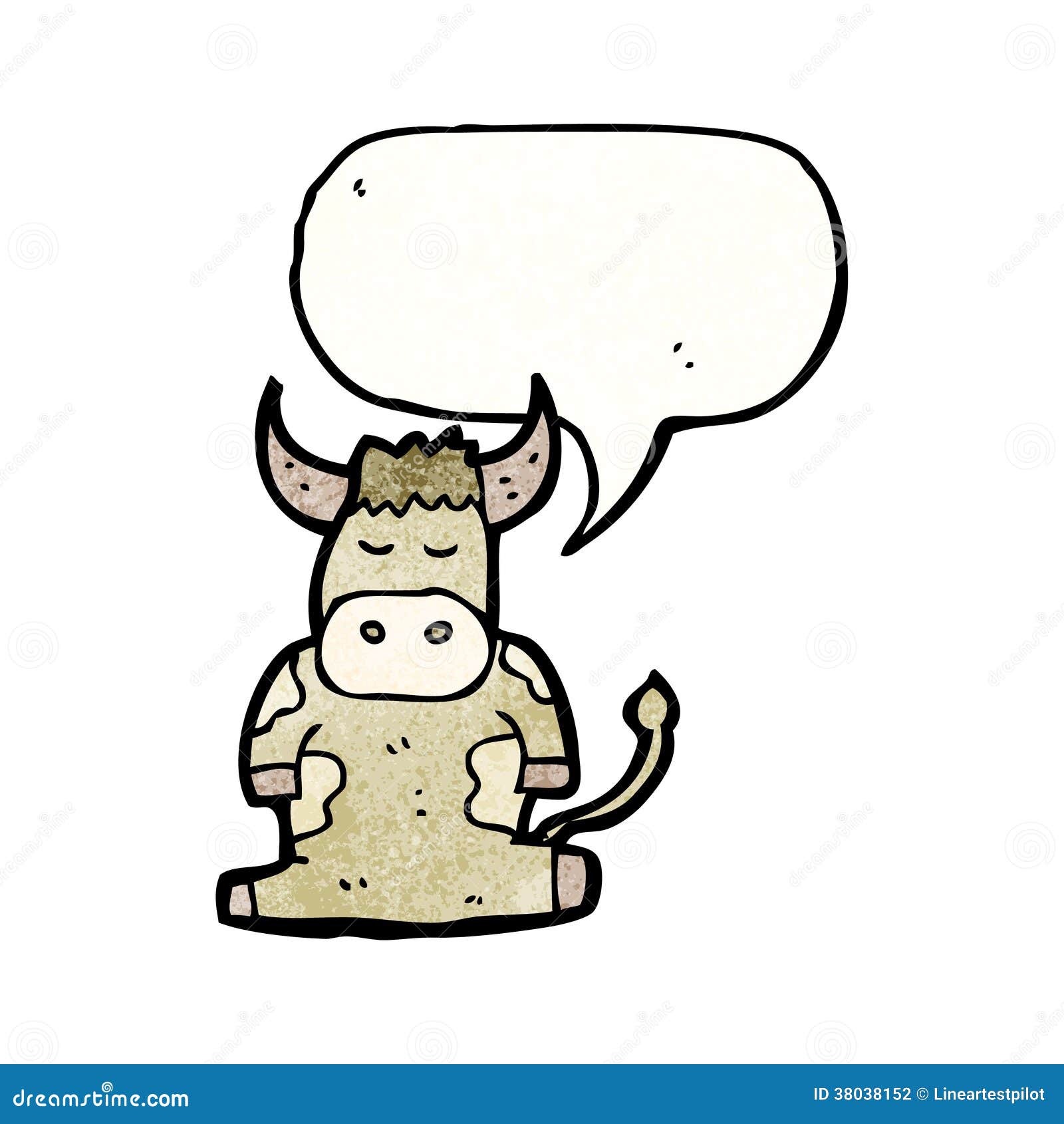 Cartoon cow stock vector. Illustration of clip, artwork - 38038152