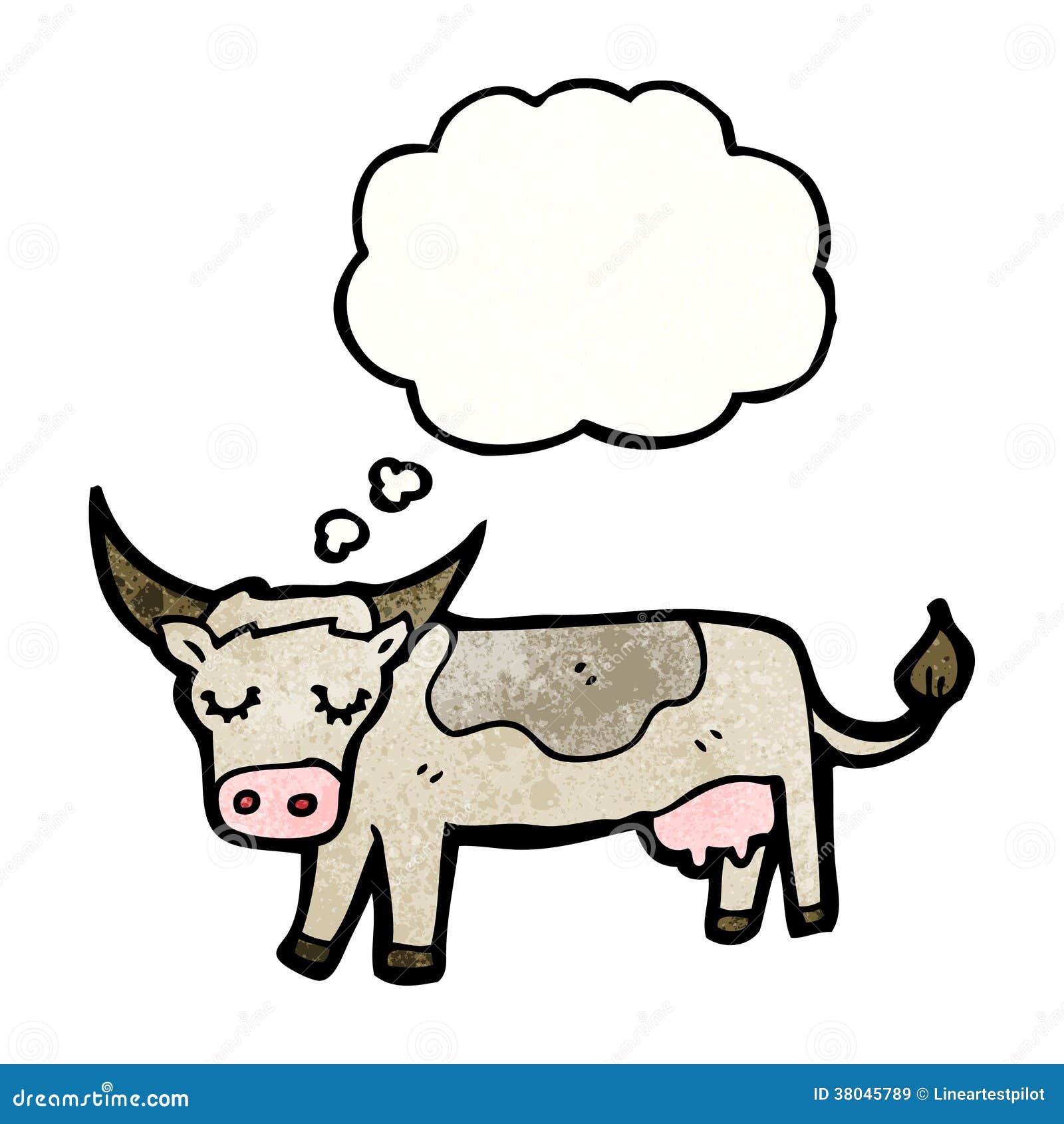 Cartoon cow stock vector. Illustration of cloud, texture - 38045789