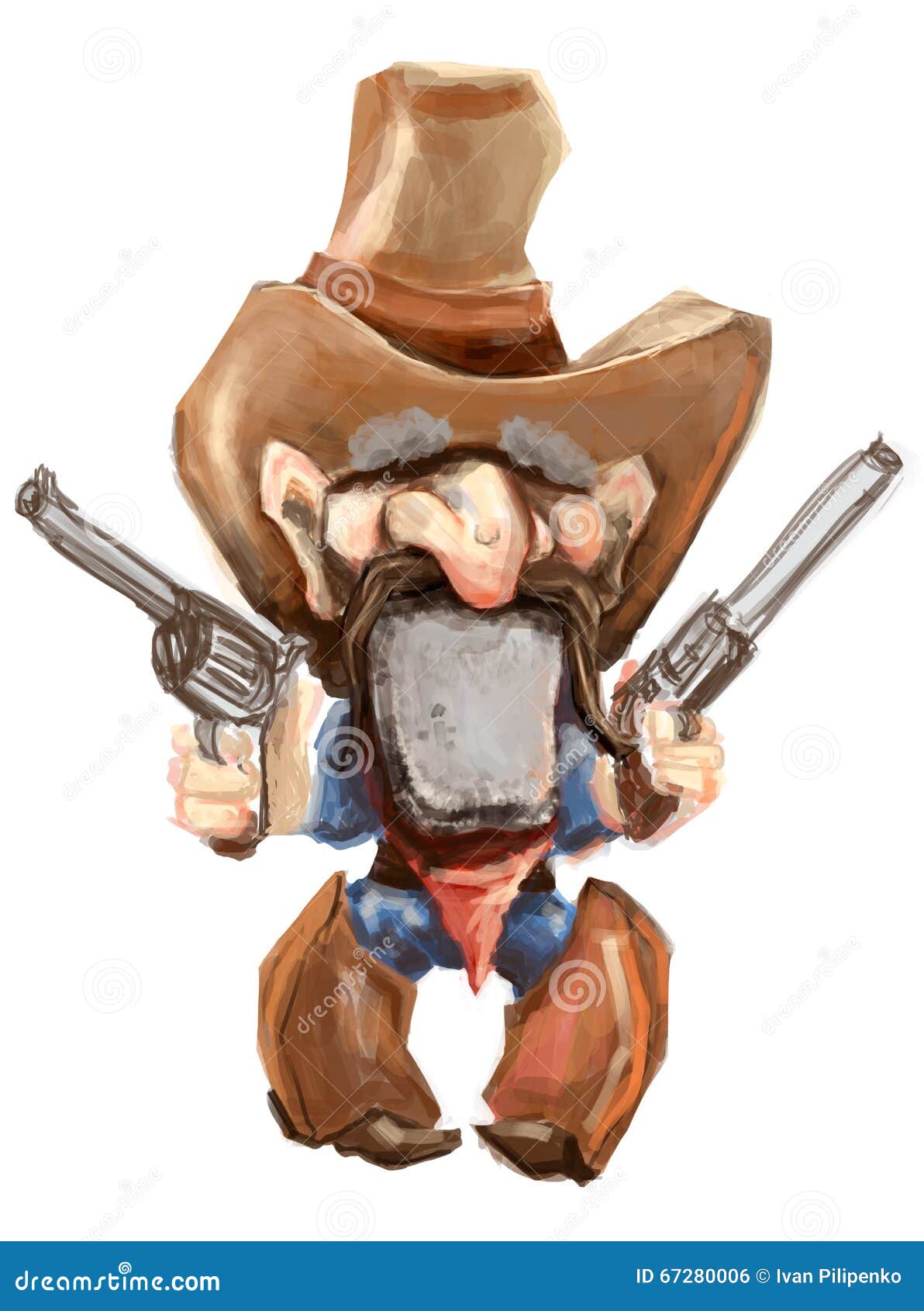 Cartoon Guns, Revolver And Rifles Set | CartoonDealer.com #36140887