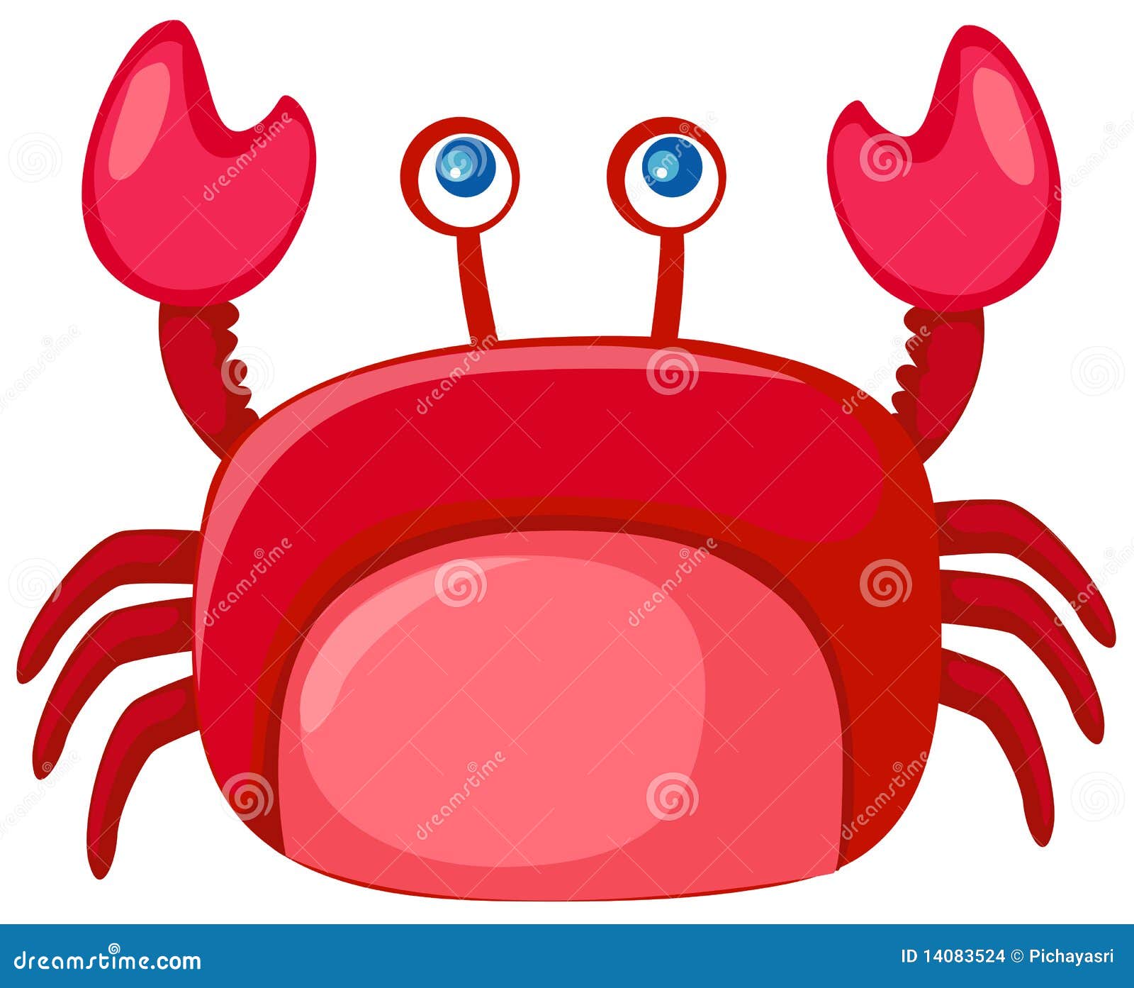 CARTOON CRAB ANIMATION LOGO VECTOR ILUSTRASI | CartoonDealer.com #127428798