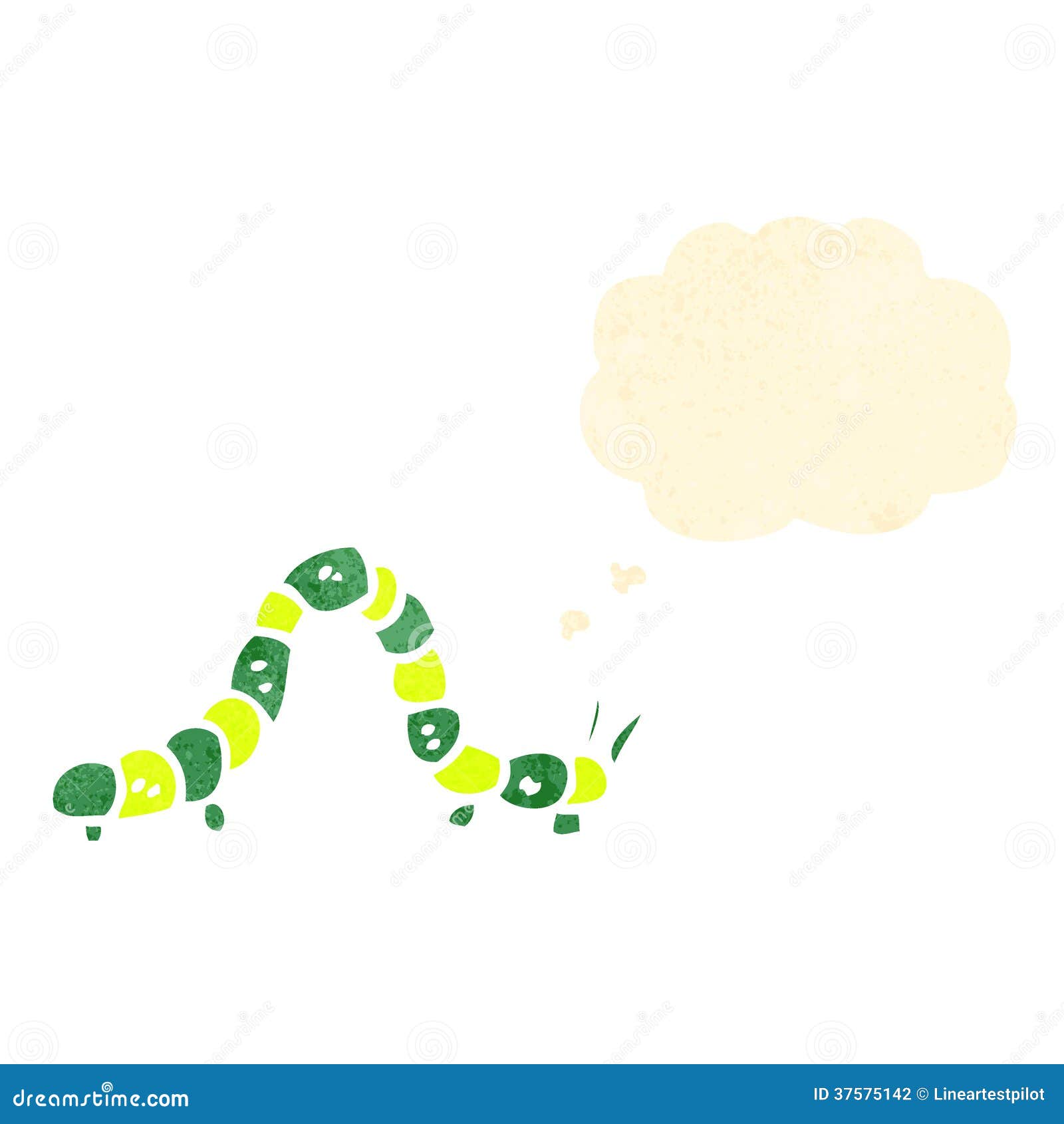 Cartoon Crawling Caterpillar Stock Vector - Illustration of drawn ...