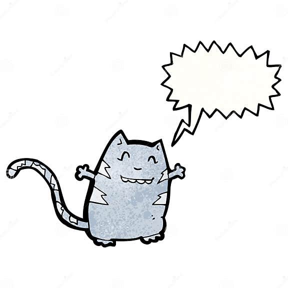 Cartoon crazy cat stock vector. Illustration of cheerful - 38038589