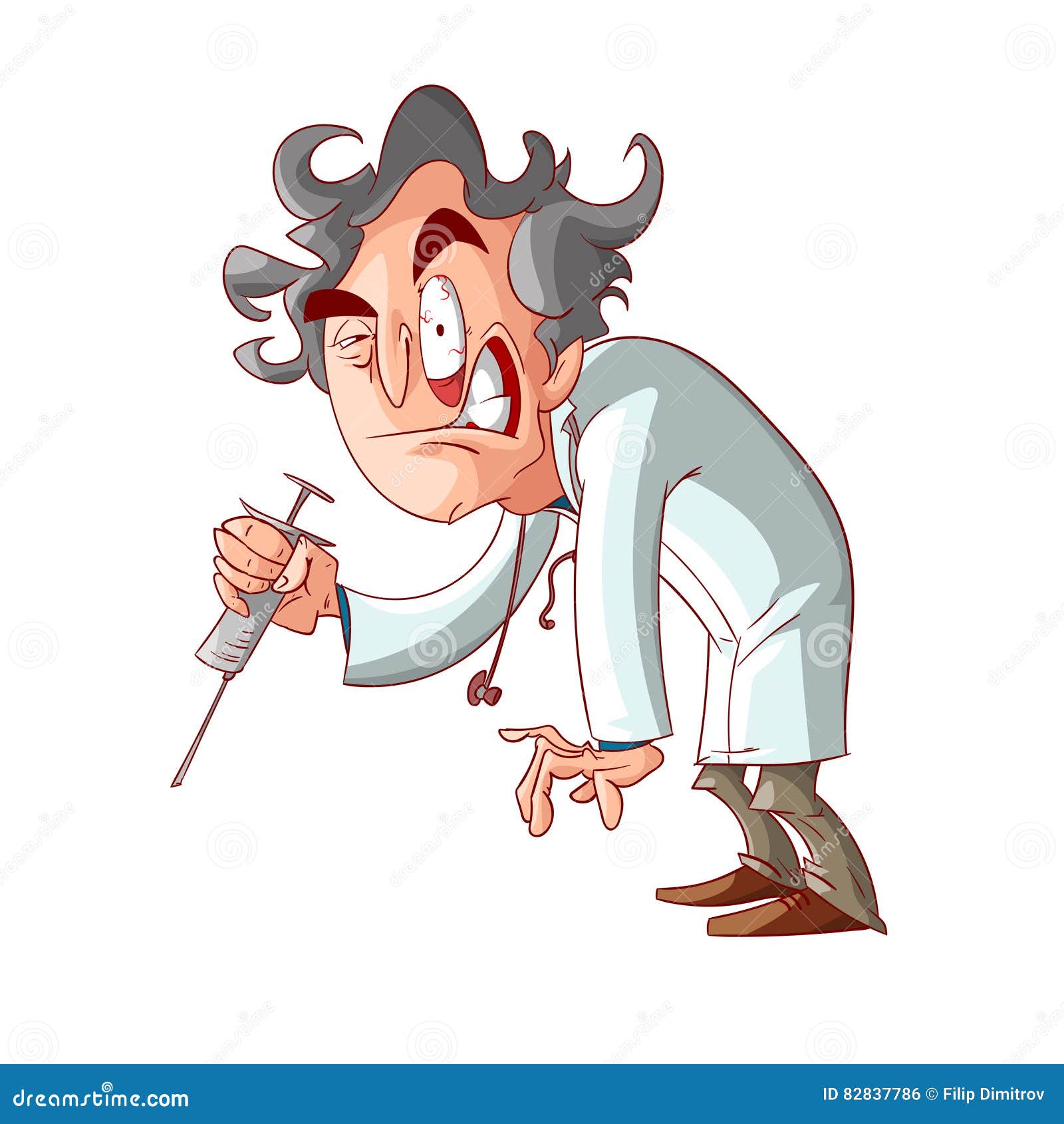 Hyper Person Cartoon