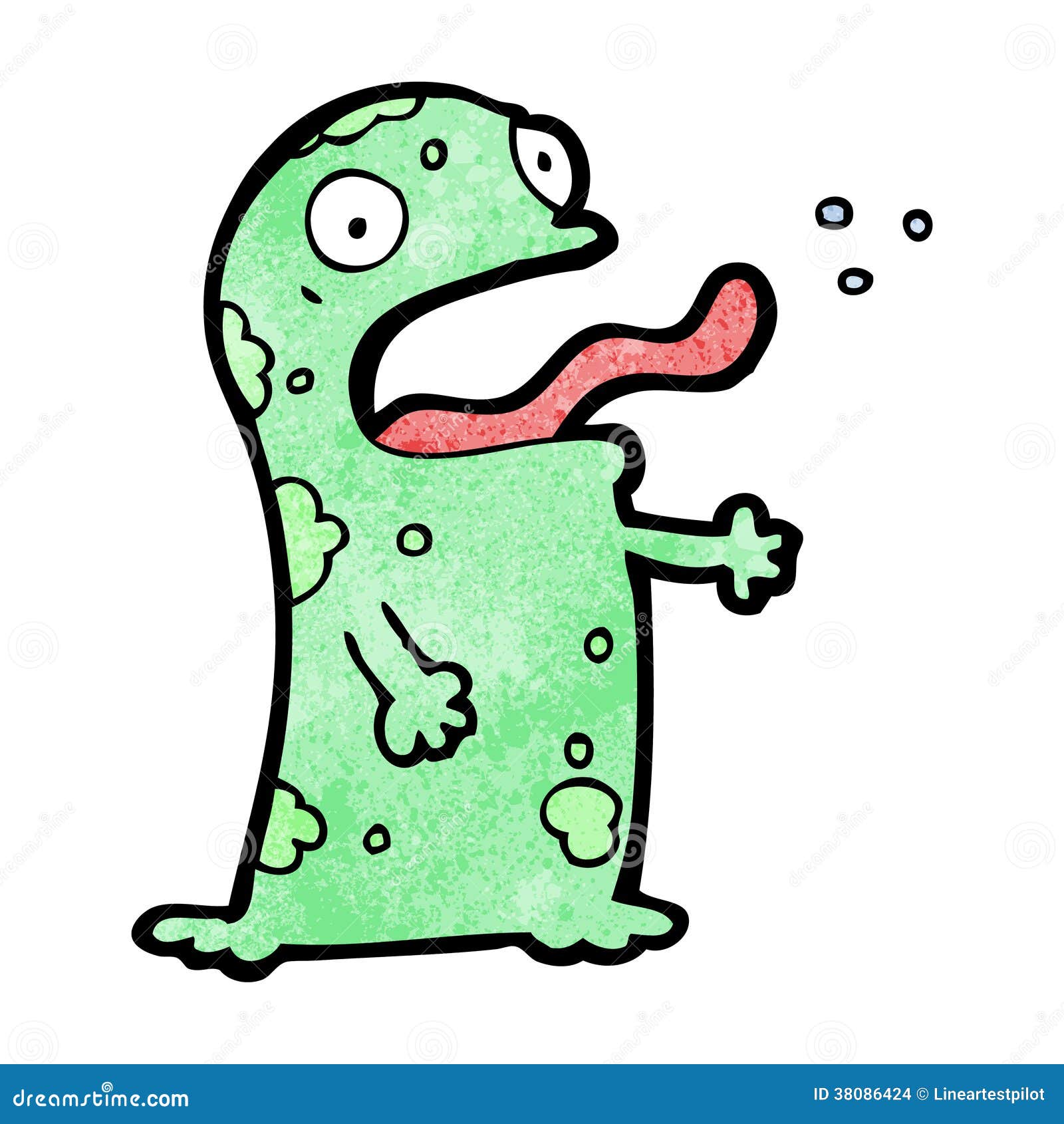 Cartoon crazy frog stock vector. Illustration of drawing - 38086424
