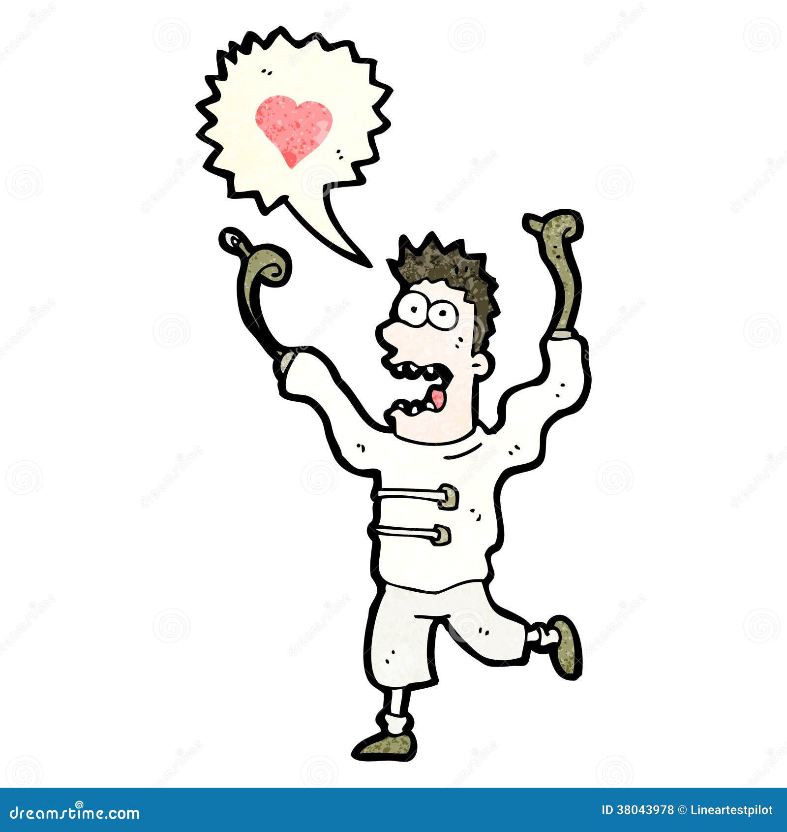 Hyper Person Cartoon