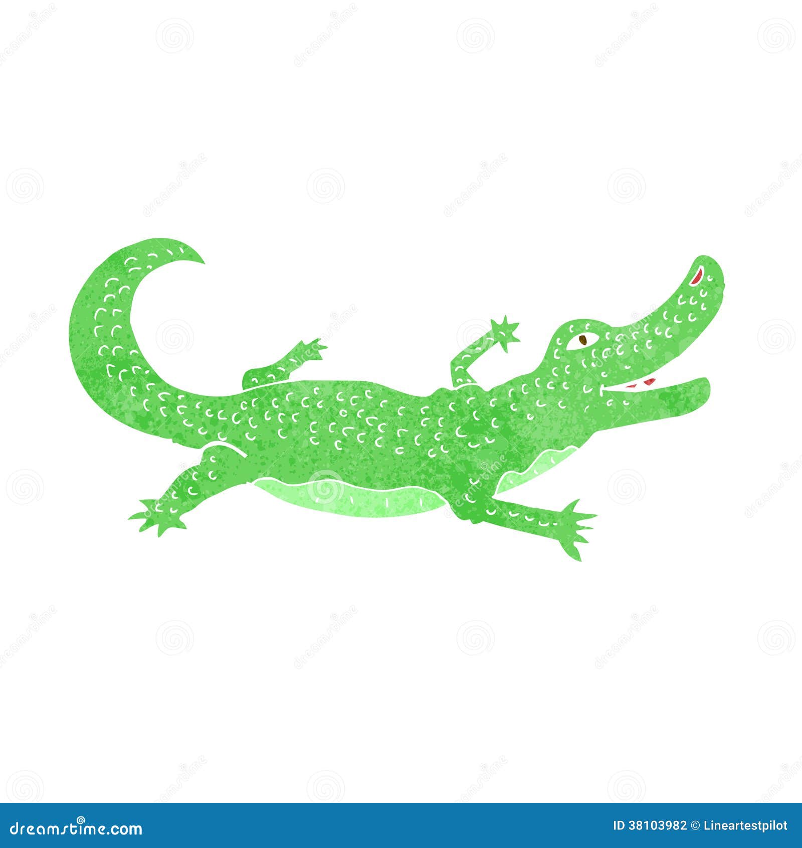 Cartoon crocodile stock vector. Illustration of cartoon - 38103982