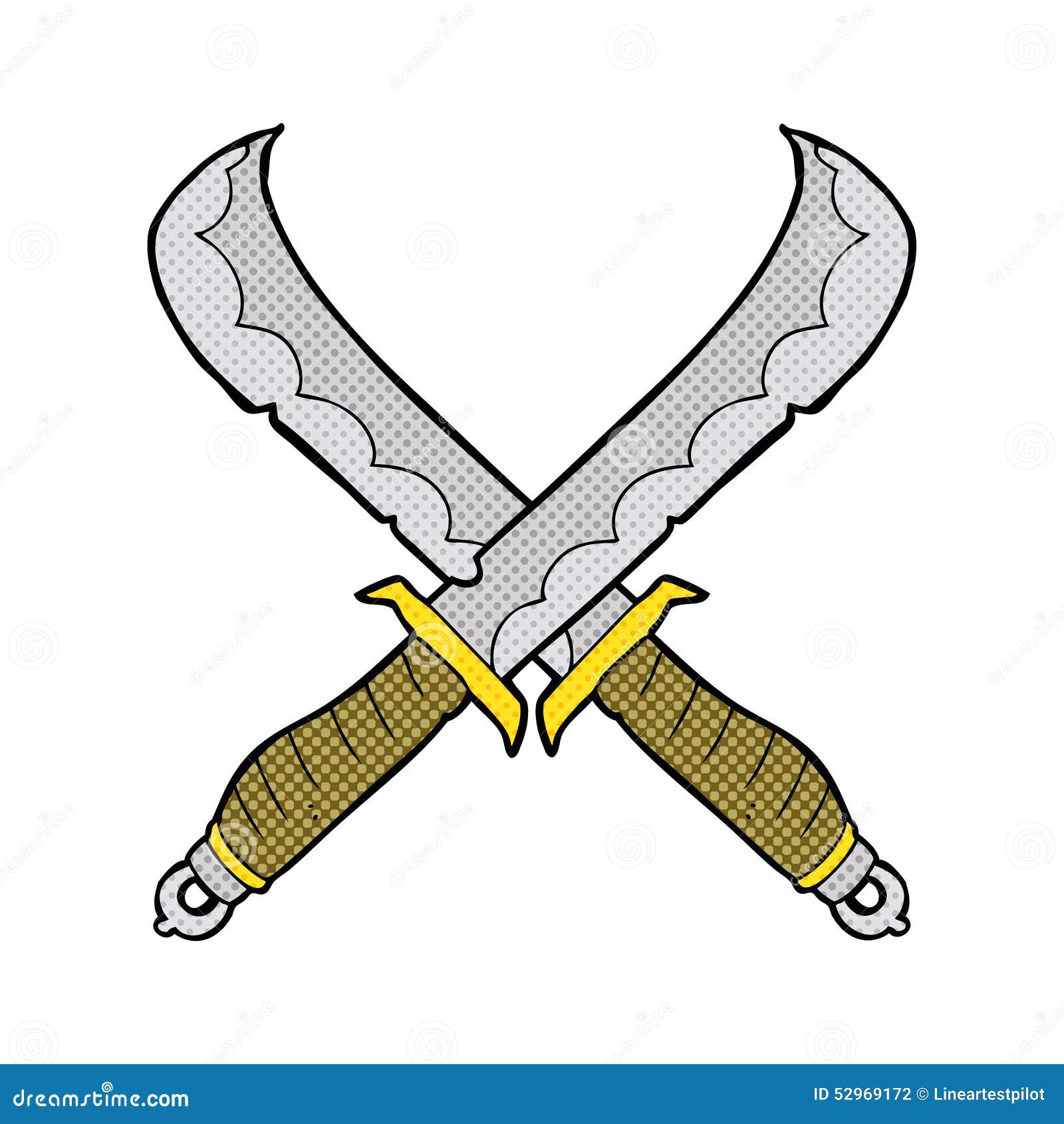 Cartoon Crossed Swords Stock Photography | CartoonDealer.com #52969172