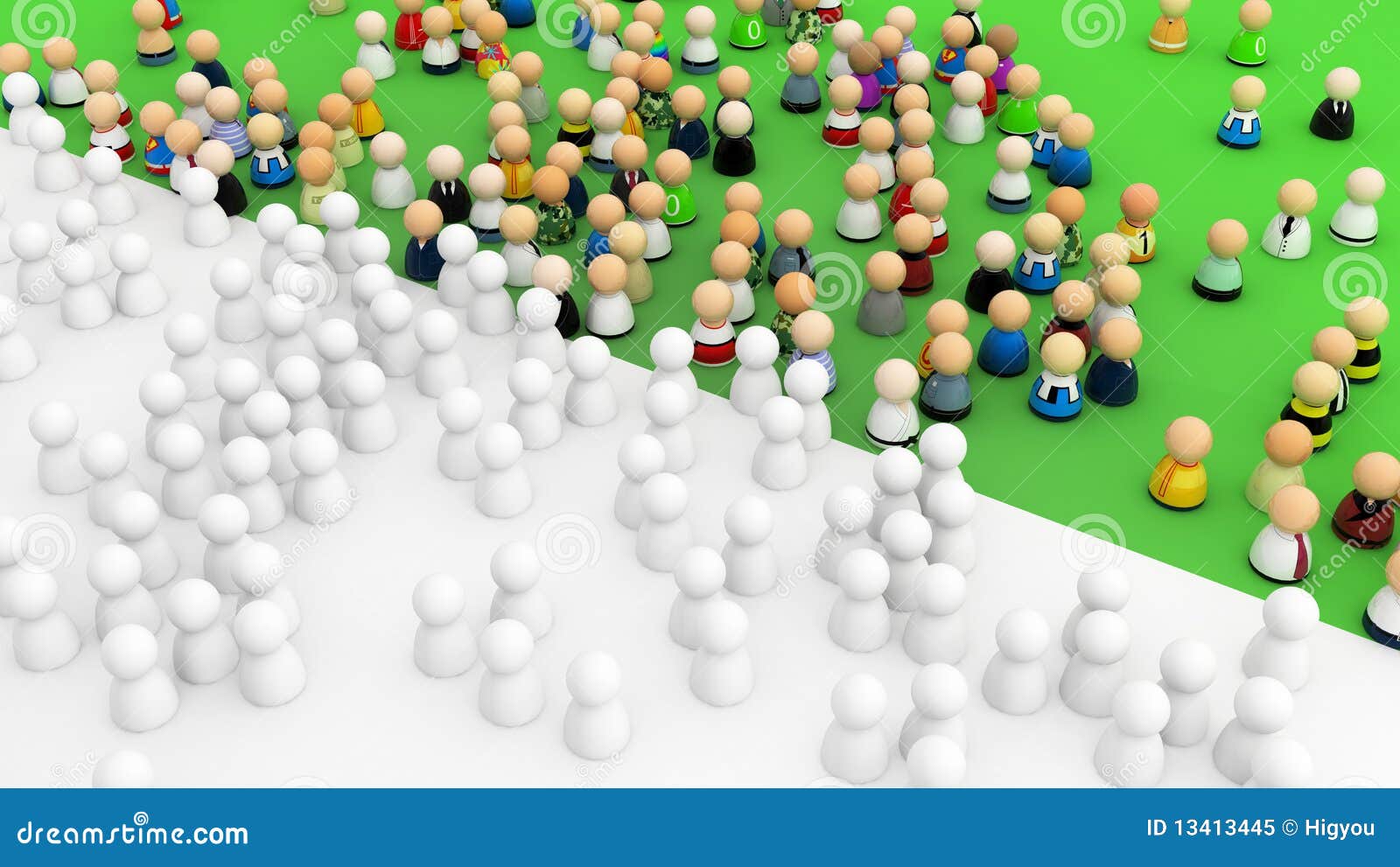 Cartoon Crowd Color Stock Illustrations – 2,876 Cartoon Crowd Color ...