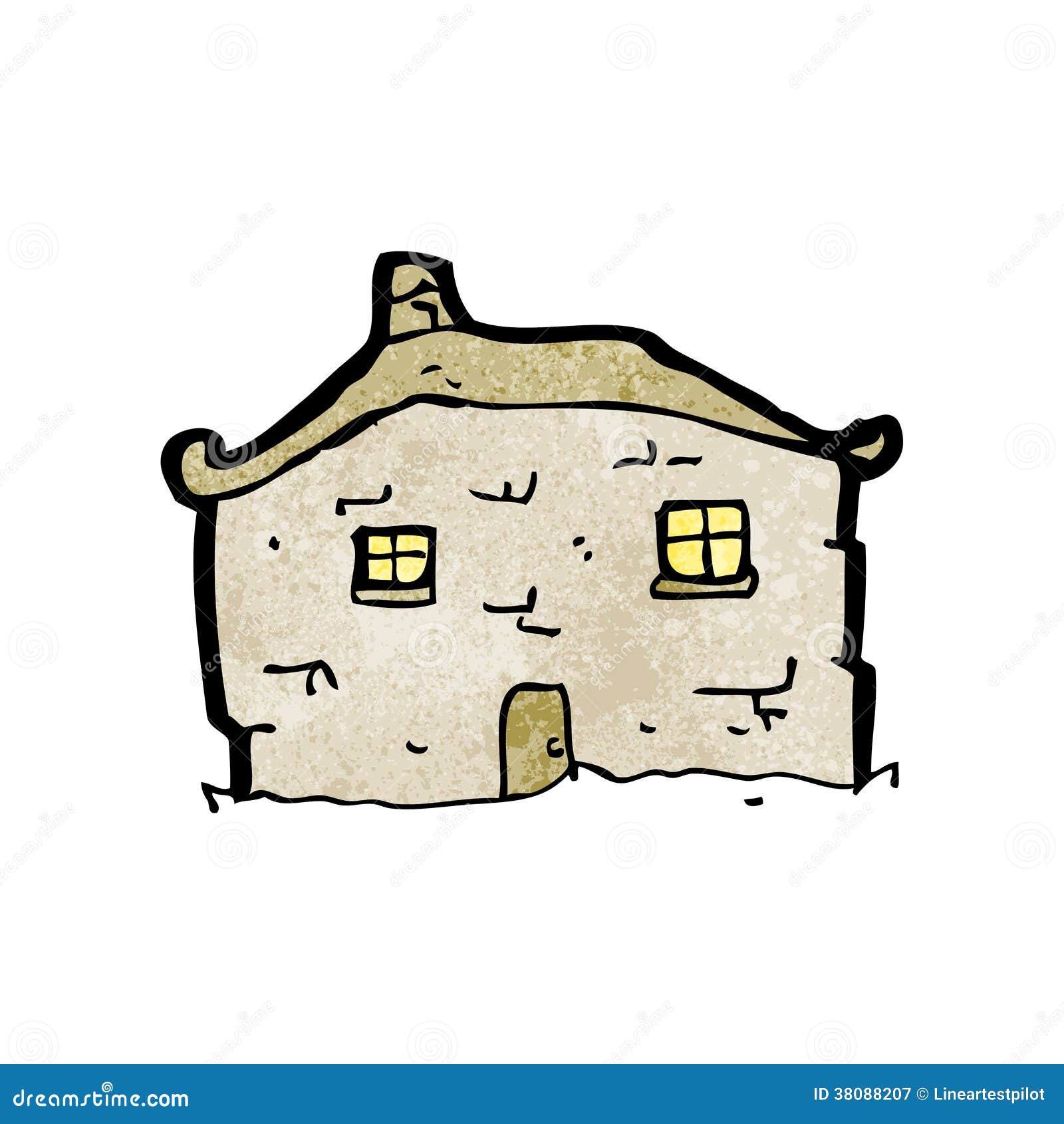 Small Old House Cartoon