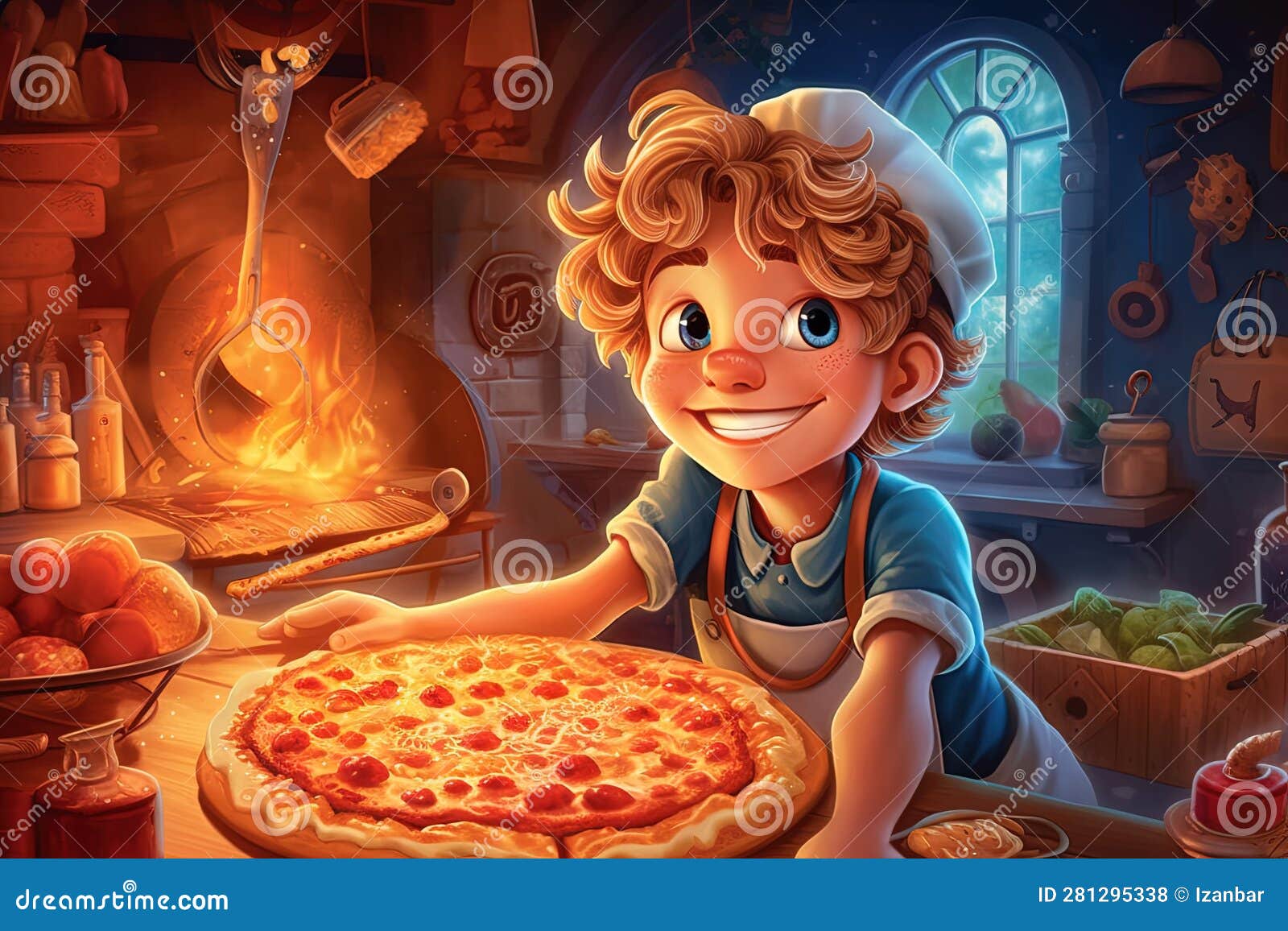 Cartoon Culinary Magic: Step Into A Whimsical World Where Pizza Slices ... Cartoon Culinary Magic: Step Into A Whimsical World Where Pizza Slices ...