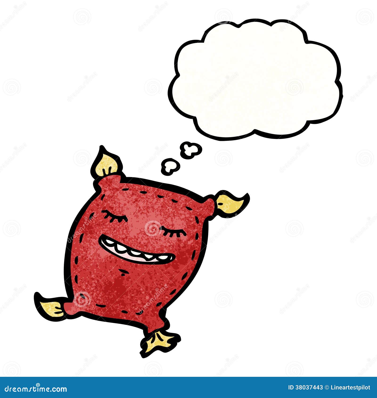 Cartoon cushion stock vector. Illustration of silly, clip - 38037443