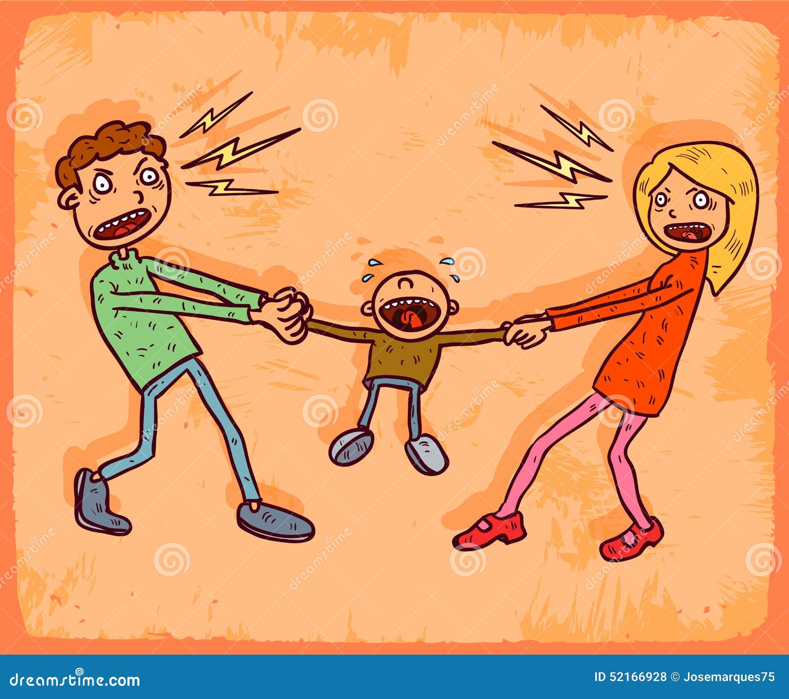 Cartoon Custody Illustration , Vector Icon. Stock Vector - Illustration ...