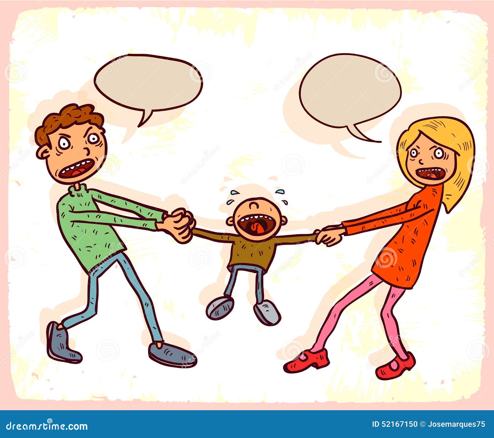 Cartoon Custody Illustration , Vector Icon. Stock Vector - Illustration ...