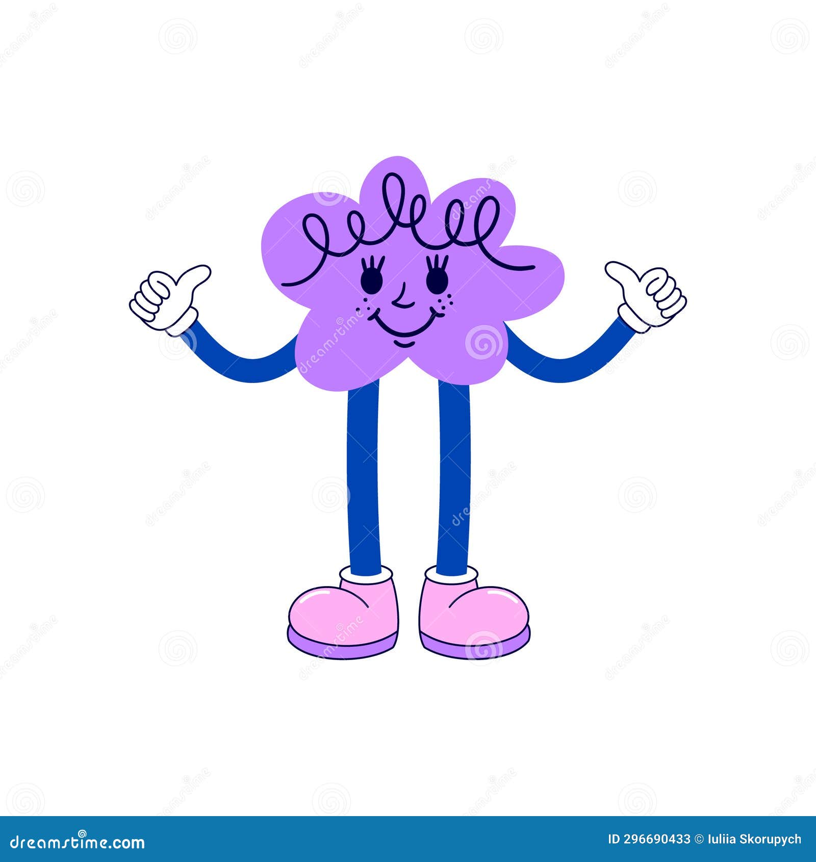 Cartoon cute character stock vector. Illustration of background - 296690433