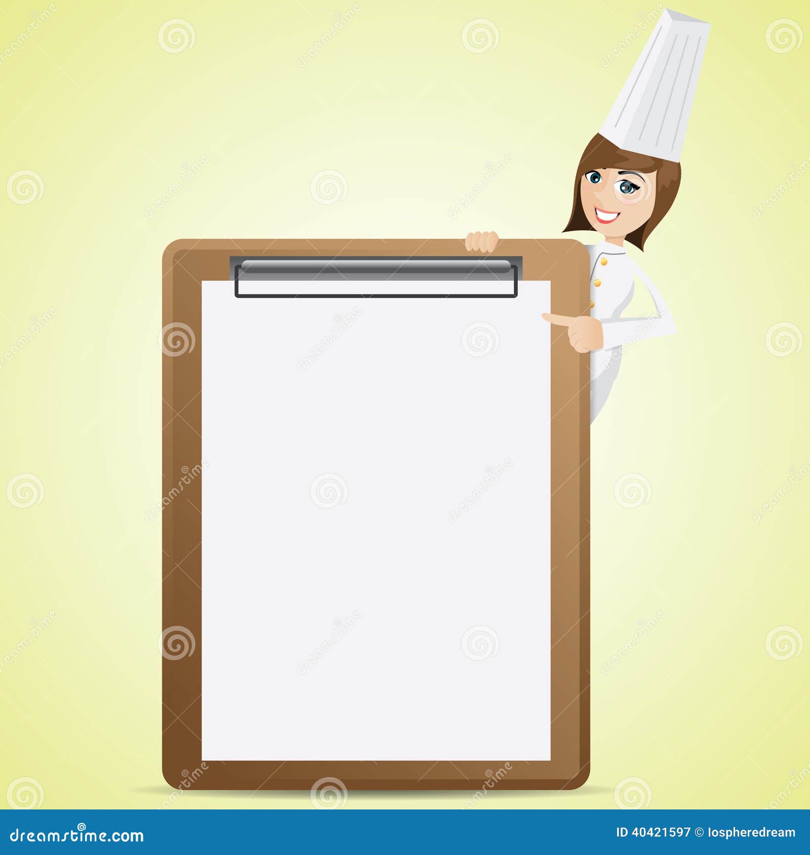 Blank menu clipart