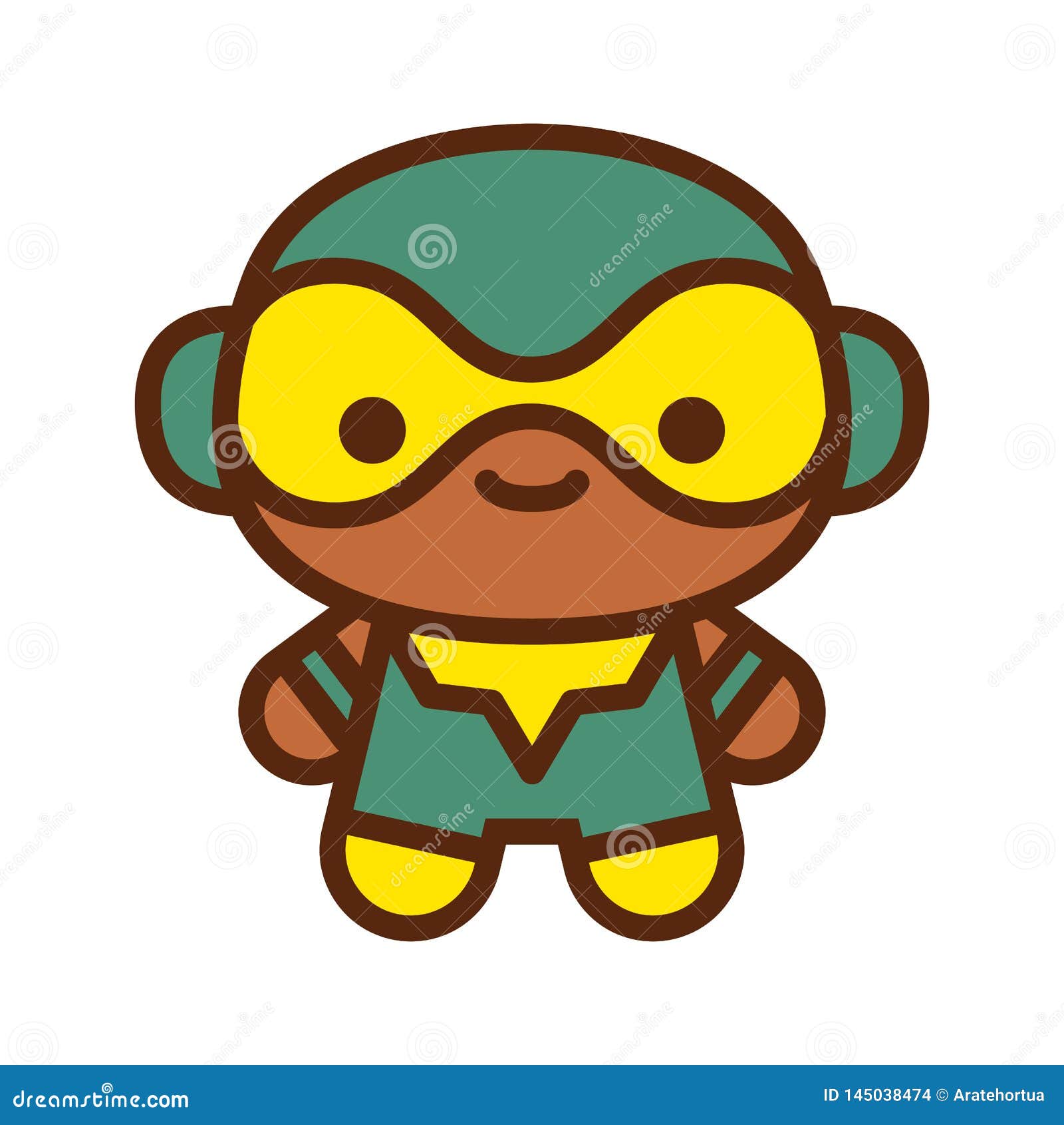 Cartoon Cute Comic Character Isolated Stock Illustration - Illustration ...