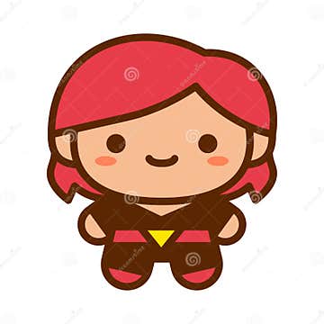 Cartoon Cute Comic Character Isolated Stock Vector - Illustration of ...