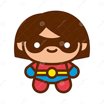 Cartoon Cute Comic Character Isolated Stock Vector - Illustration of ...