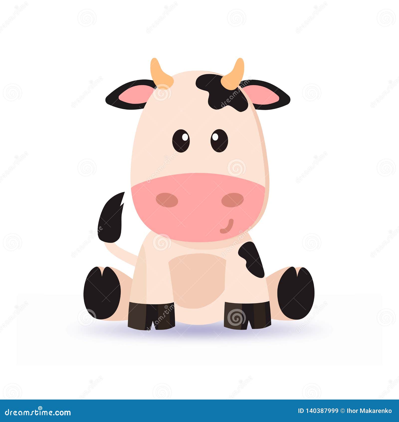 Cute Animated Baby Cow Cute Animated Baby Cow