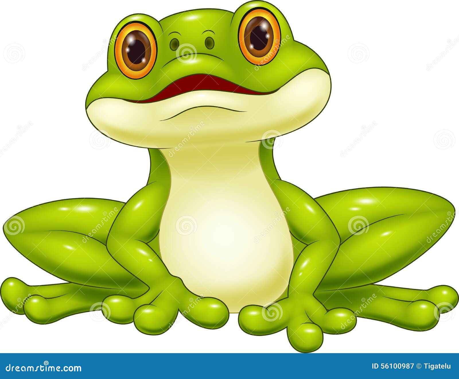 Cute Frog Vector Cartoon With Various Expressions | CartoonDealer.com ...