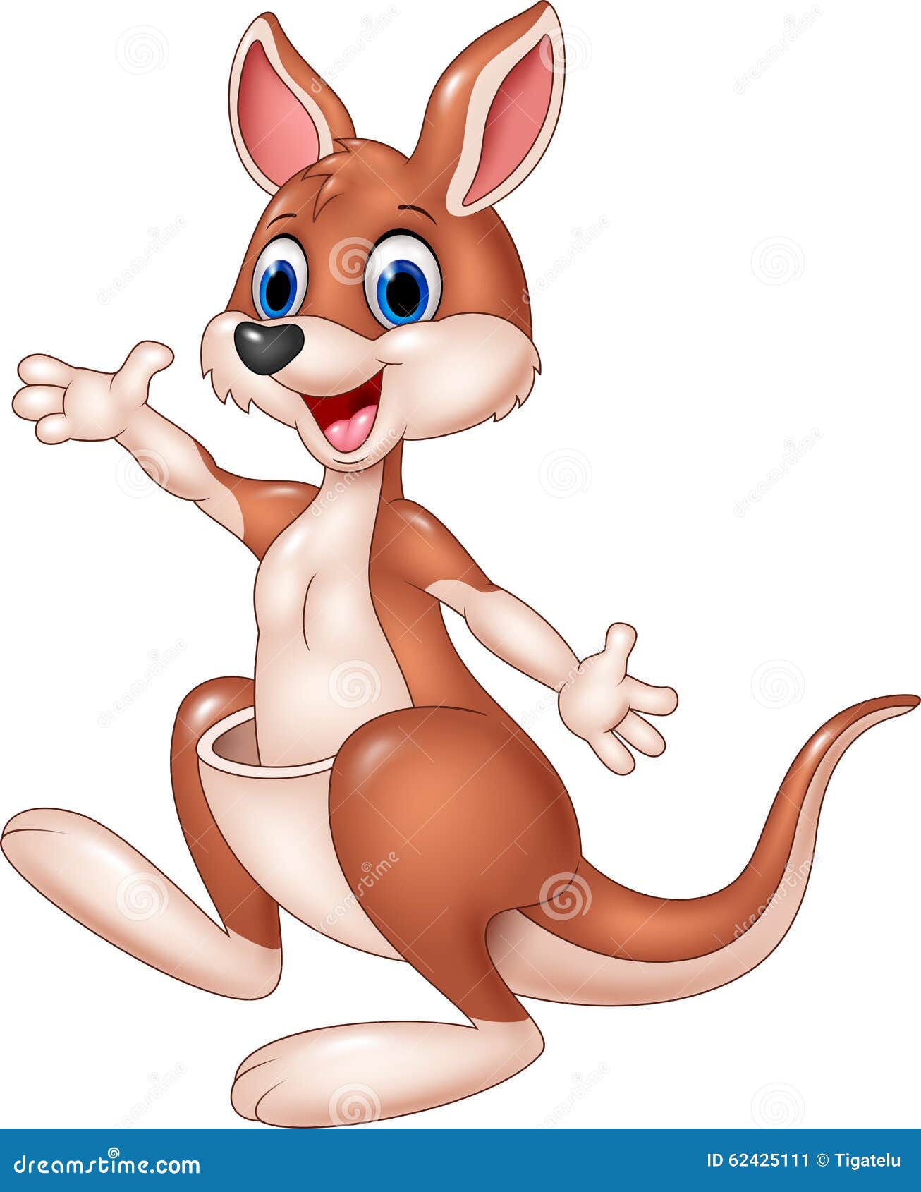 Cute Kangaroo Pixel Art: Voxel Style Minecraft Character Stock Photo ...