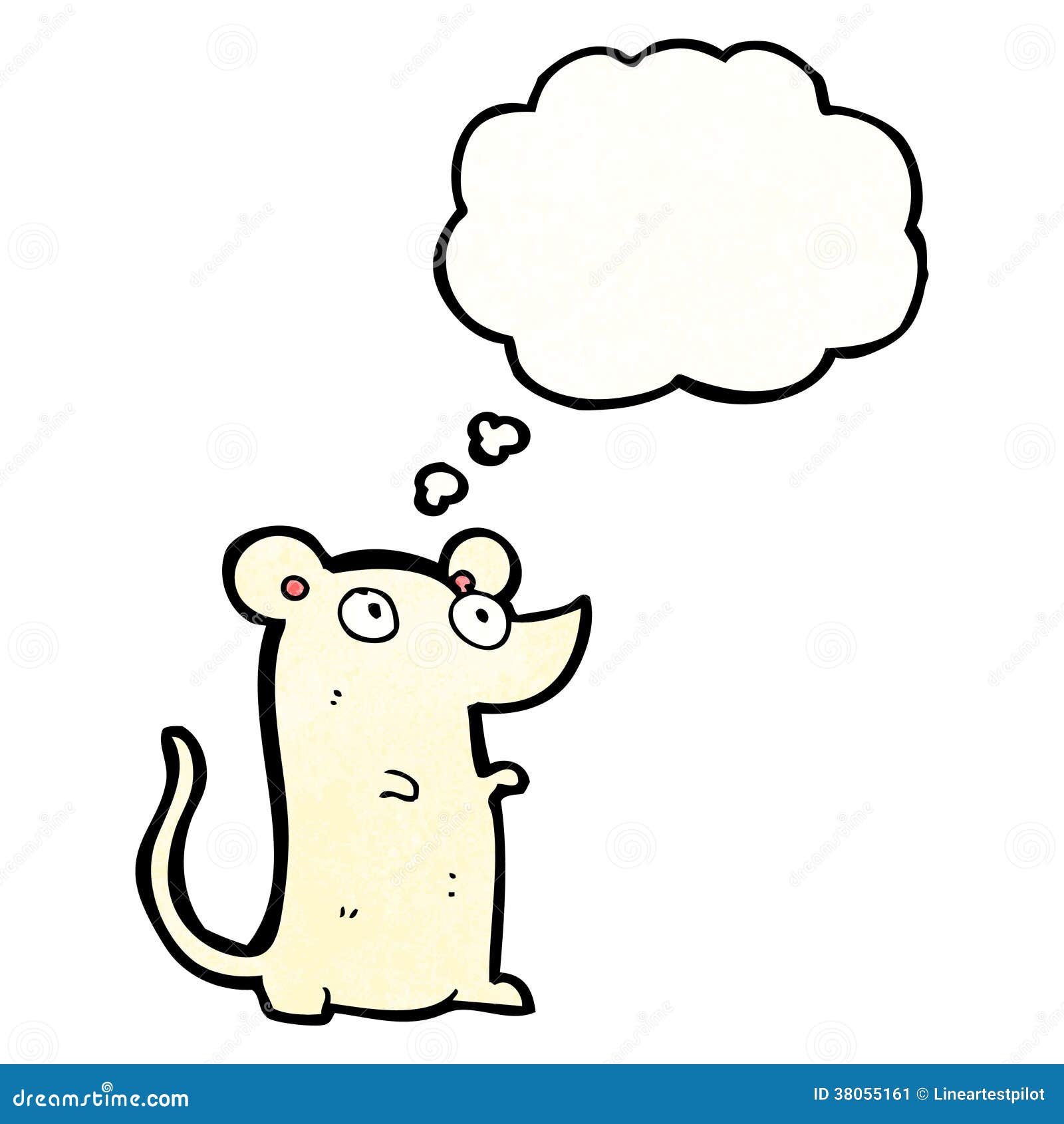 Cartoon cute little mouse stock vector. Illustration of quirky - 38055161