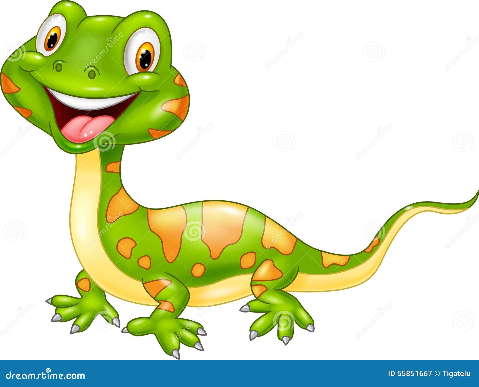Cute Lizard Cartoon | CartoonDealer.com #79405949
