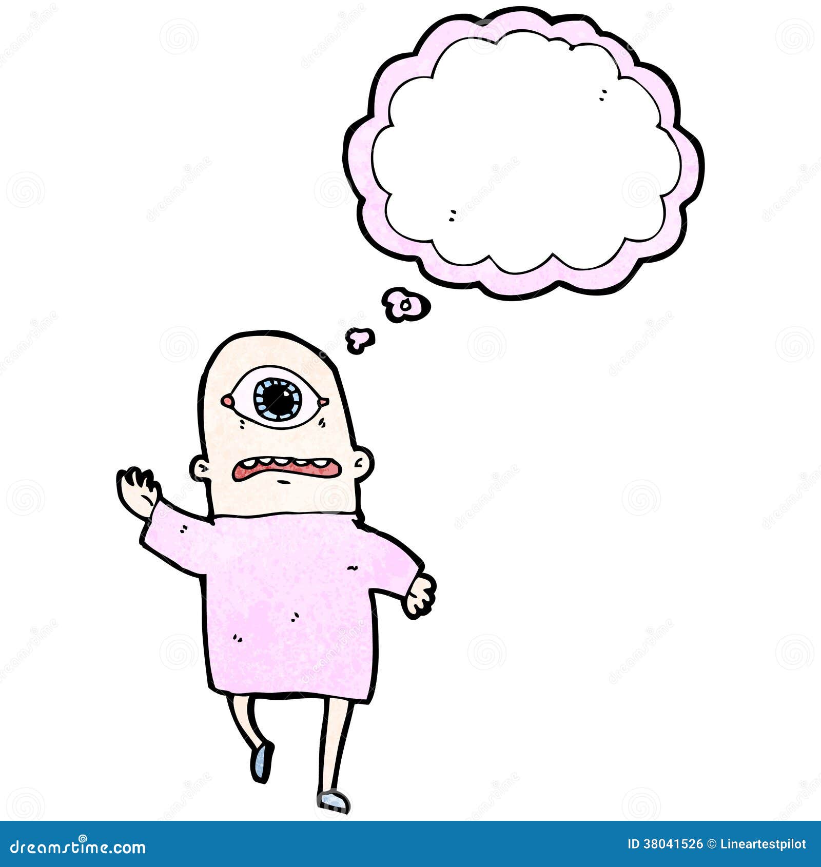 Cartoon cyclops stock vector. Illustration of cartoon - 38041526